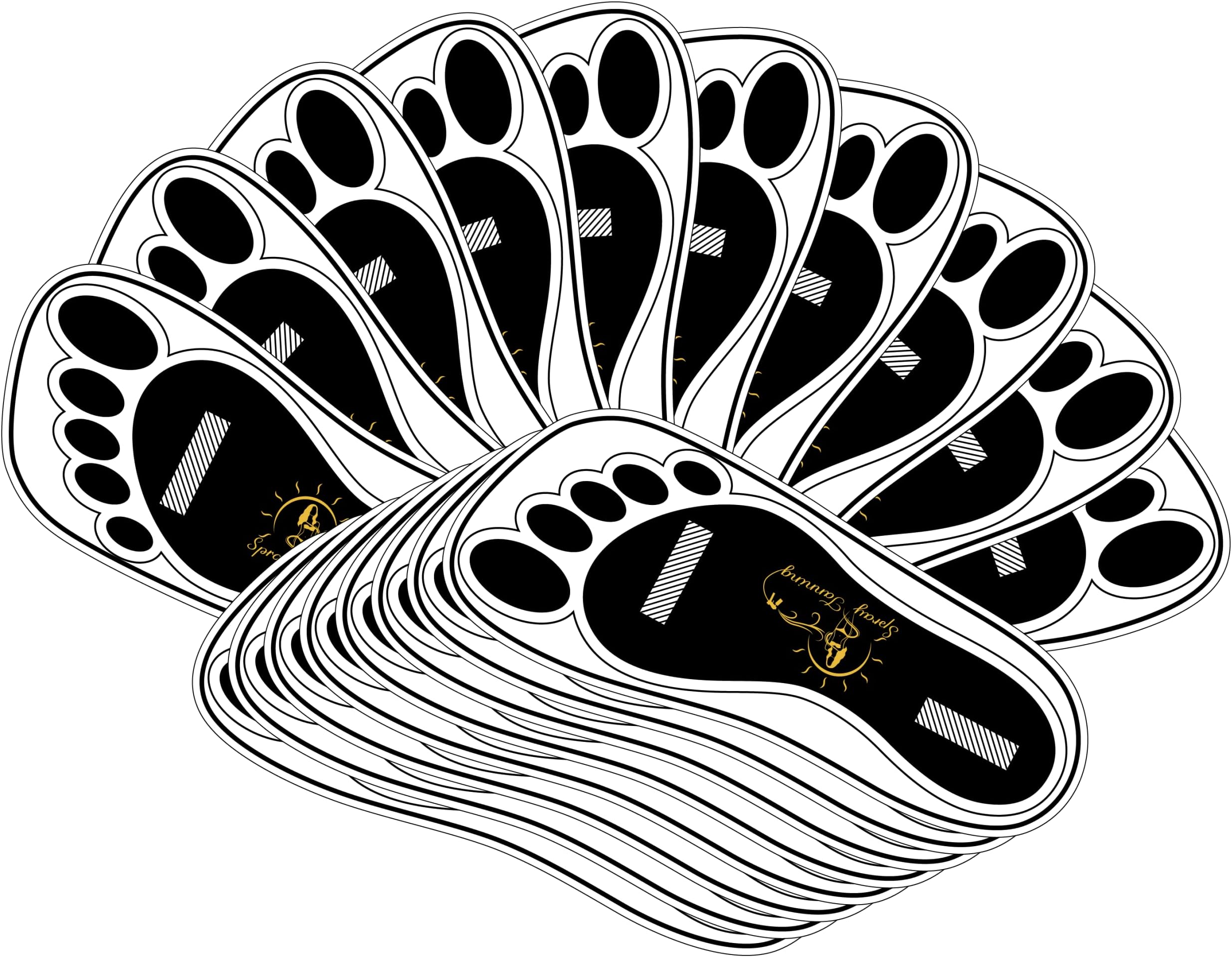 Amazon.com: Pink 120Pairs(240Feets) Disposable Spray Tan Feet Pads for ...