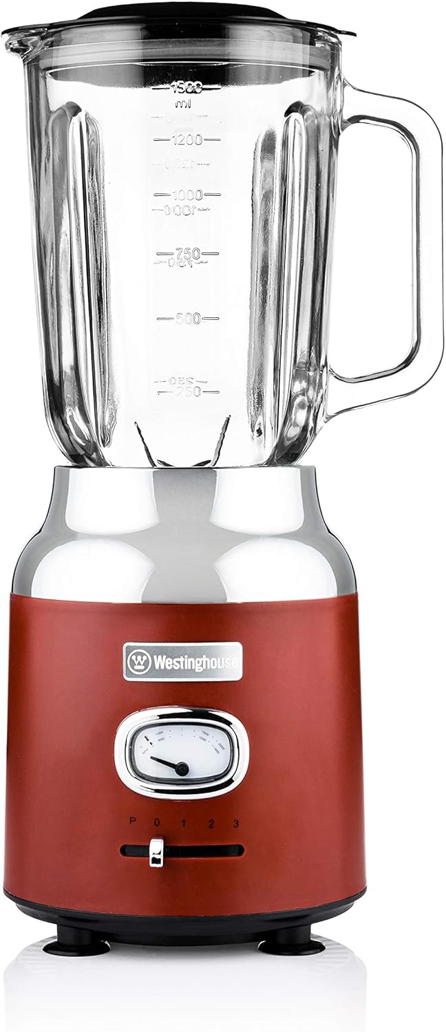 Westinghouse Retro Food Blender - 600 Watt Liquidiser Blender for ...