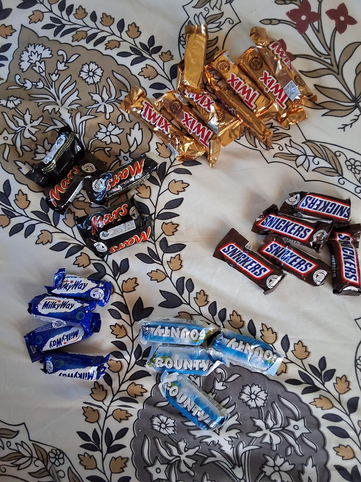 Mars Minis Assorted Chocolate Bar Pouch, 500 Gram, Orange & White ...