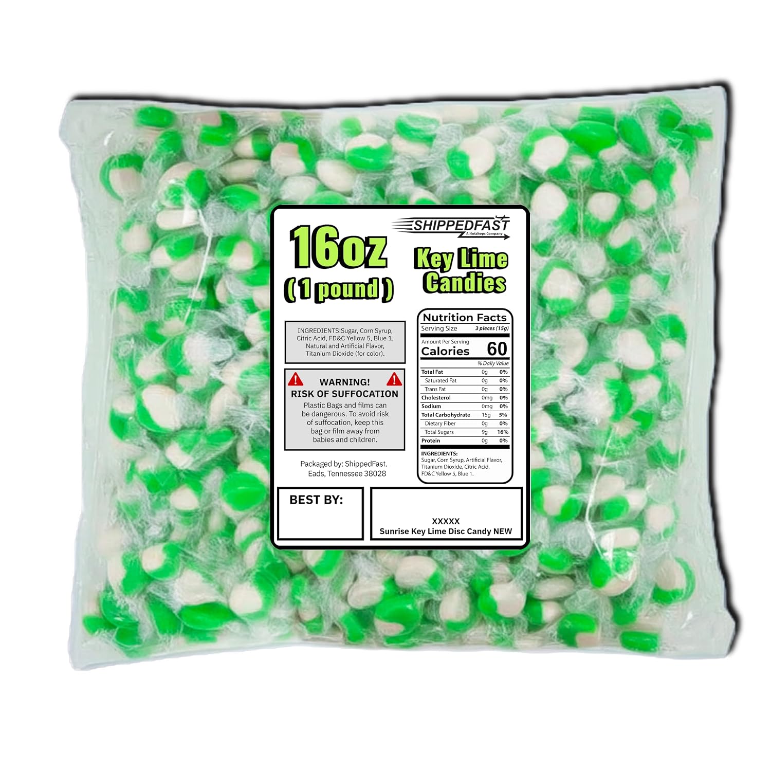 Amazon.com : Key Lime Disc. Classic Candies. Individually Wrapped Hard ...