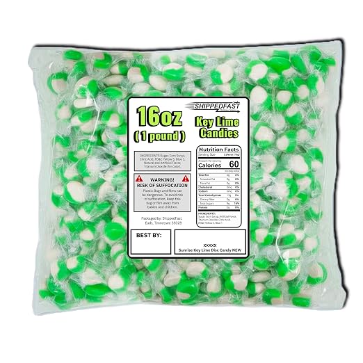 Amazon.com : Key Lime Disc. Classic Candies. Individually Wrapped Hard ...