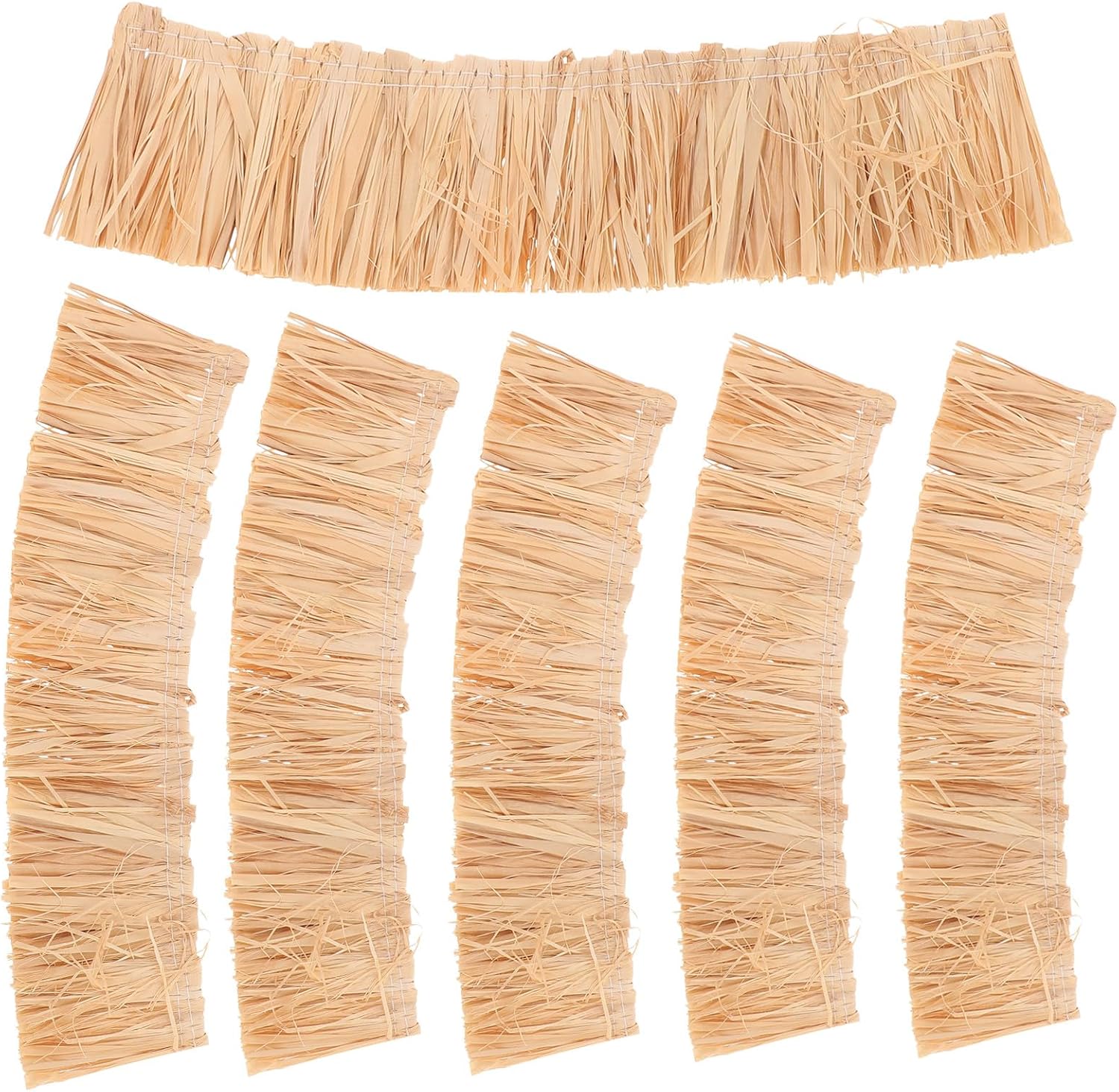 Amazon.com: HEMOTON 6pcs Miniature Thatch Roof: 20x5cm Straw Thatched ...