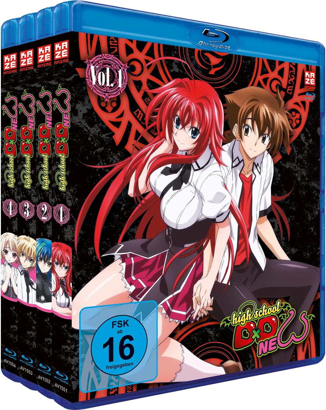 Amazon.co.jp | Highschool DxD: New - Staffel 2 - Gesamtausgabe - Bundle - Vol. 1-4 - [Blu-ray ...