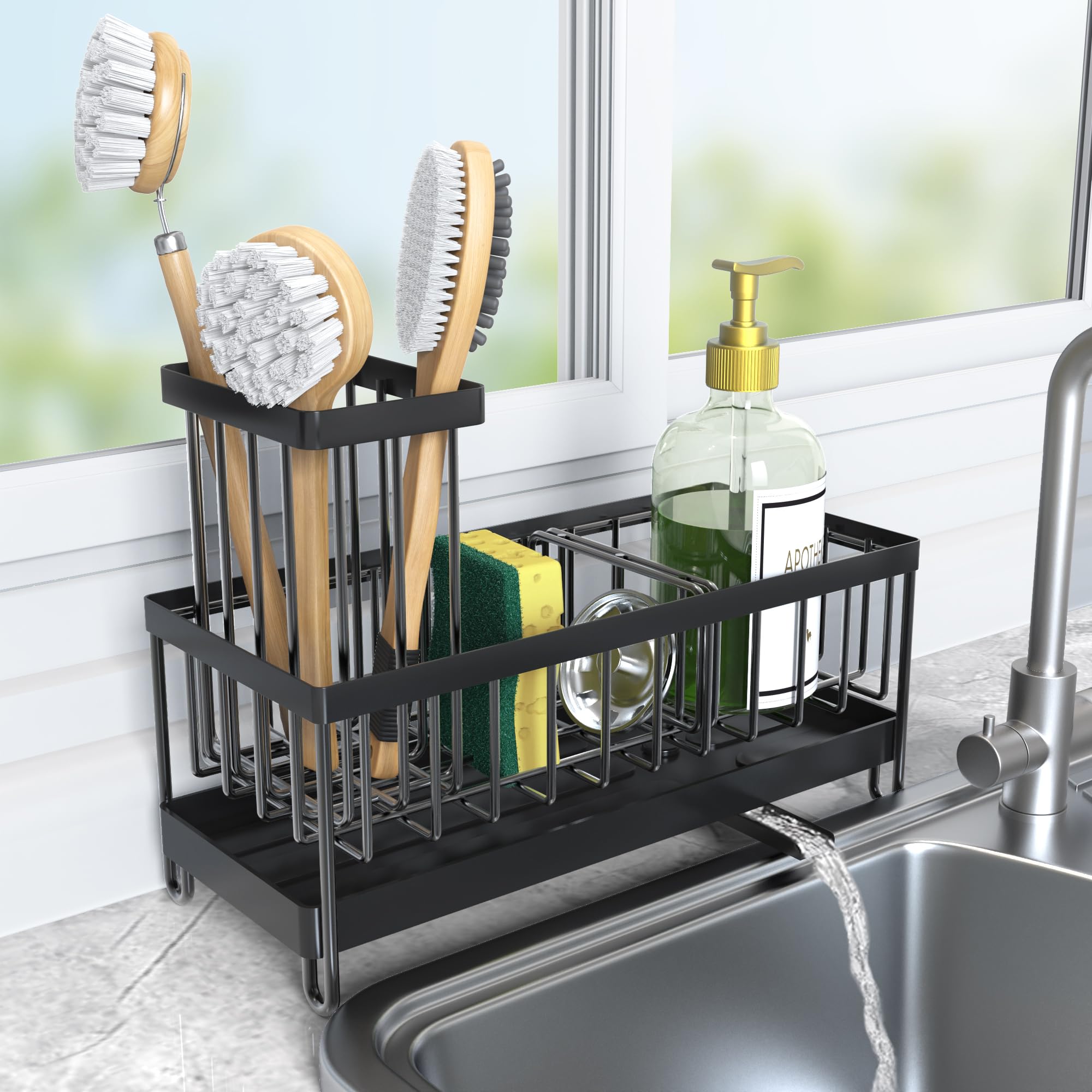 Amazon.com - Dream Sponge Holder for Kitchen Sink, Sink Caddy with High ...