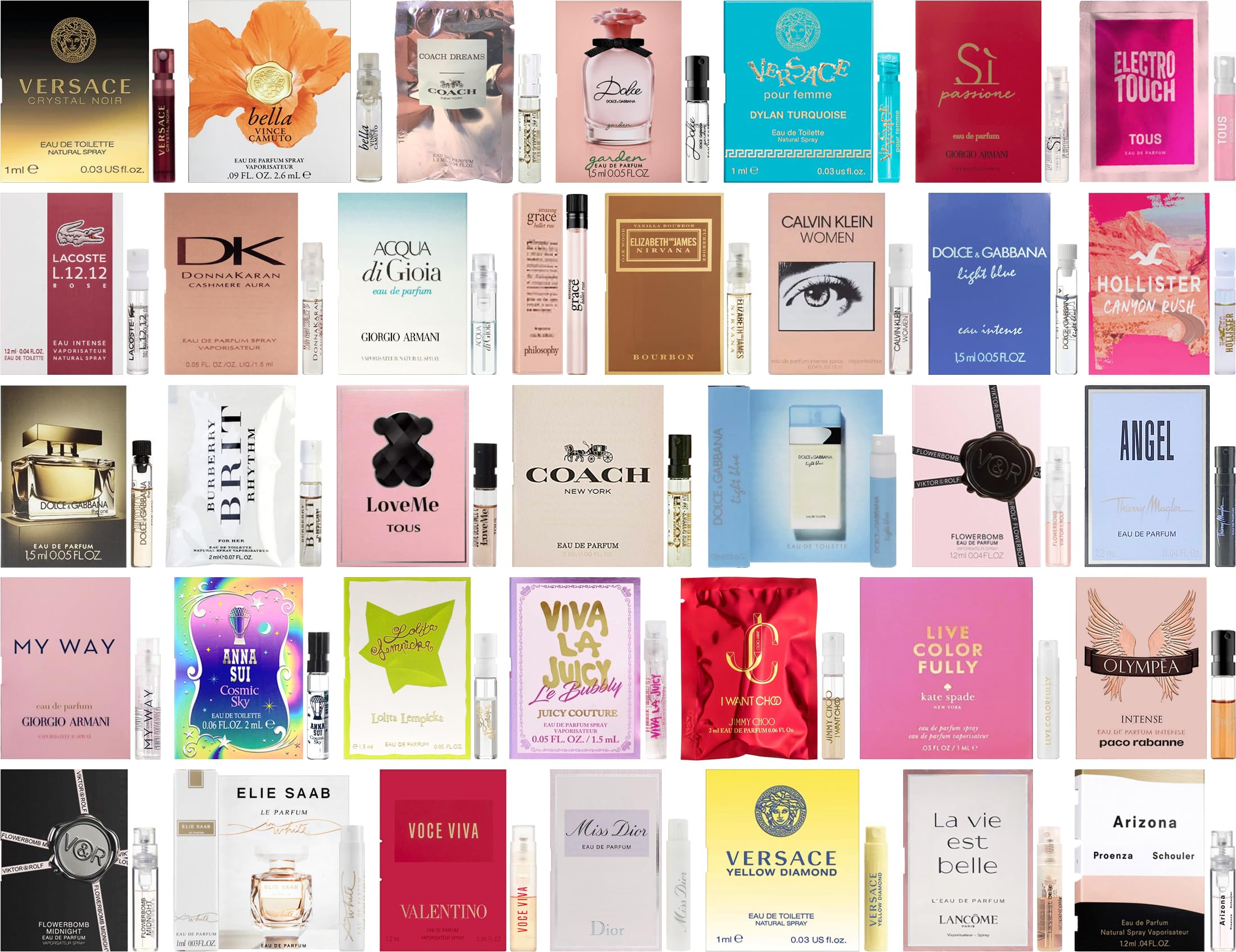 Amazon.com : JRoBeauty Perfume High End Designer Fragrance Sampler Set ...