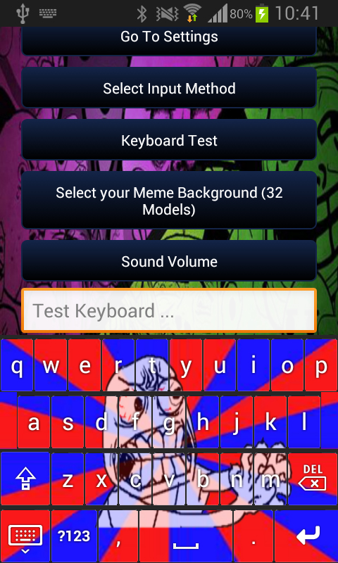 Aplicación Memes Keyboard Free en Amazon Appstore