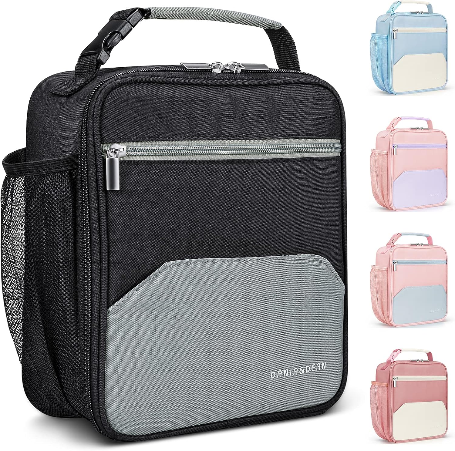 Amazon.com: Lunch Bags, DANIA & DEAN Cute Insulated & Reusable Mini ...