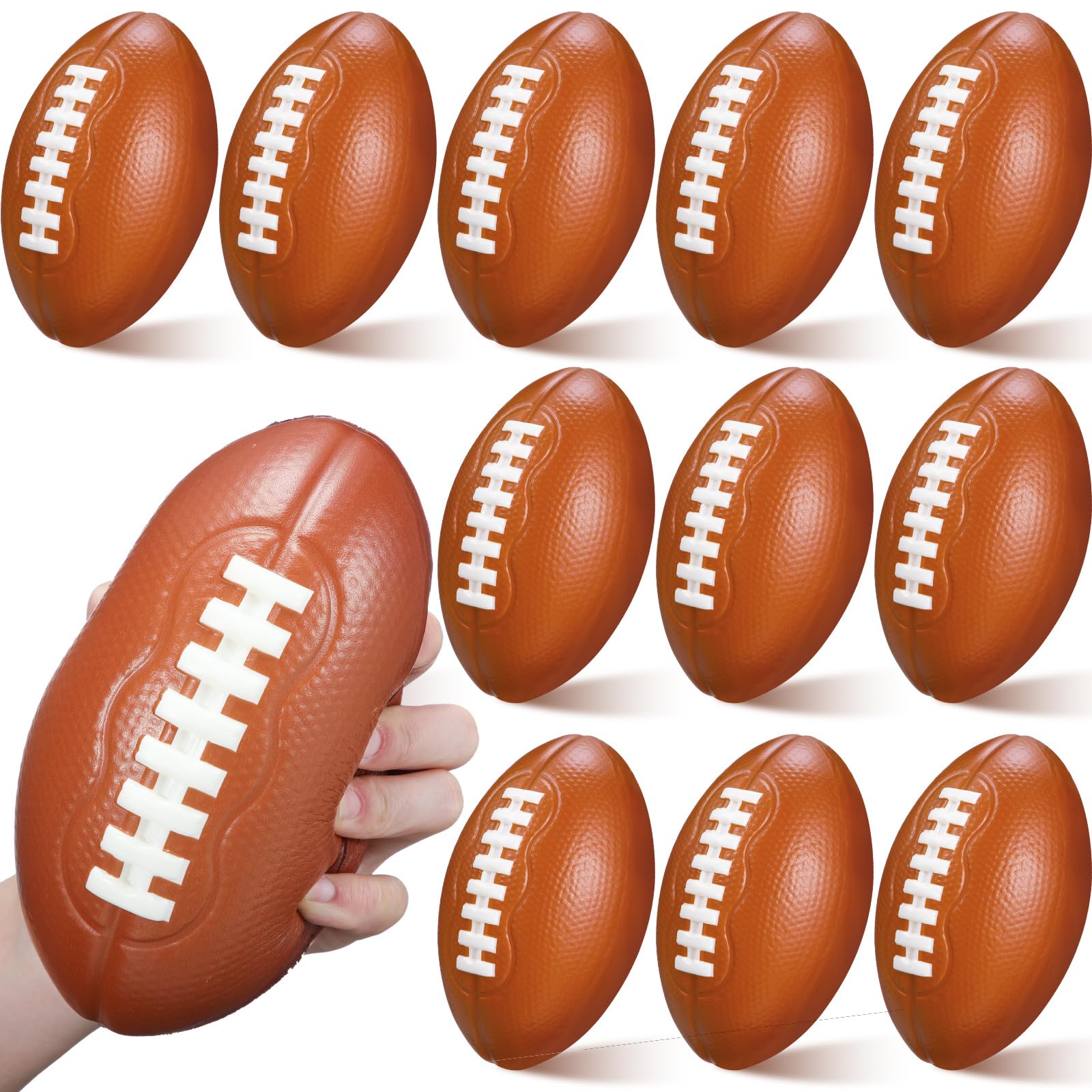 Amazon.com: Liliful 12 Pieces Foam Football 6.7 Inch Small Football ...