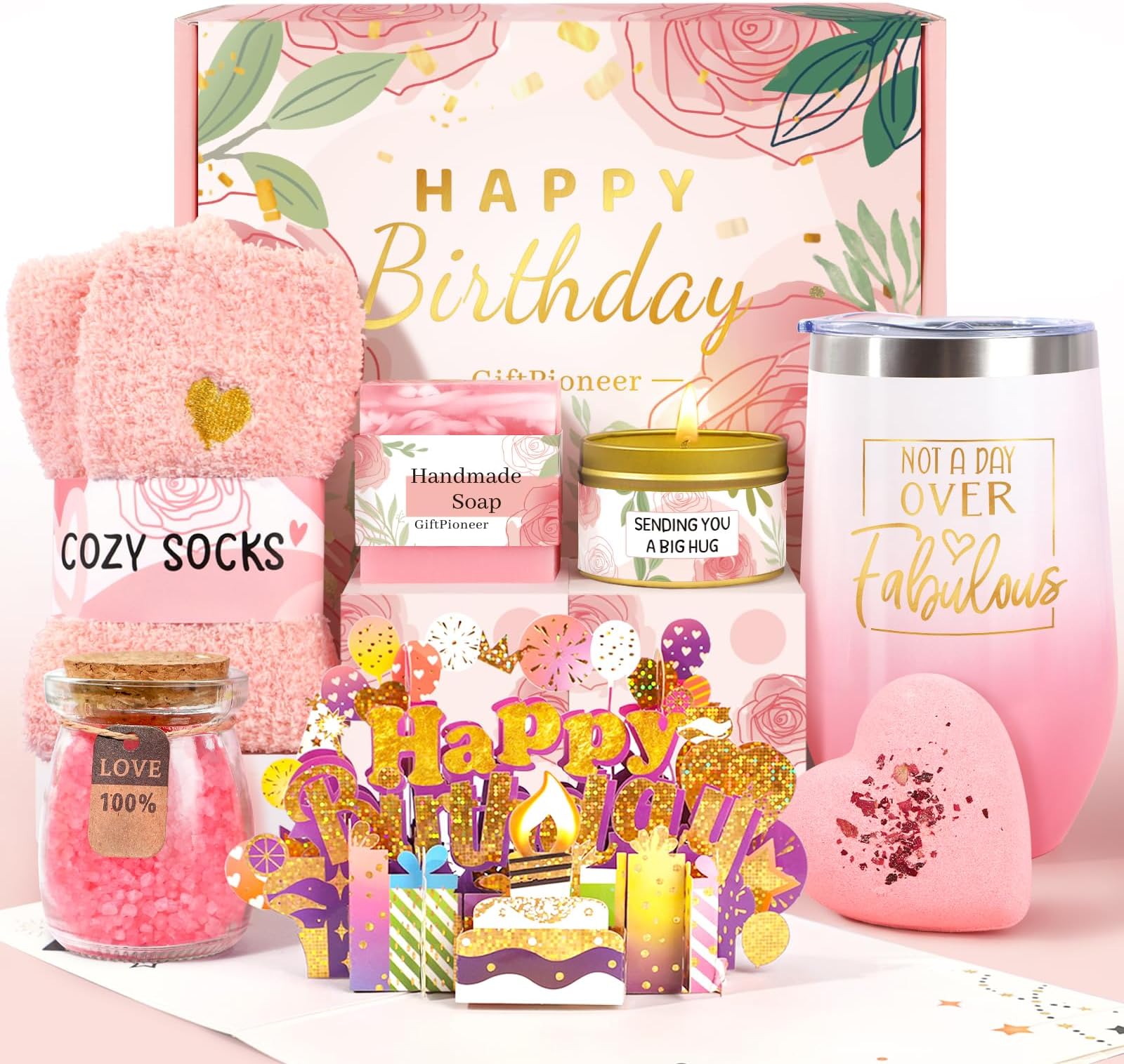 Amazon.com: Birthday Gifts for Women, Happy Birthday Gifts Basket for ...