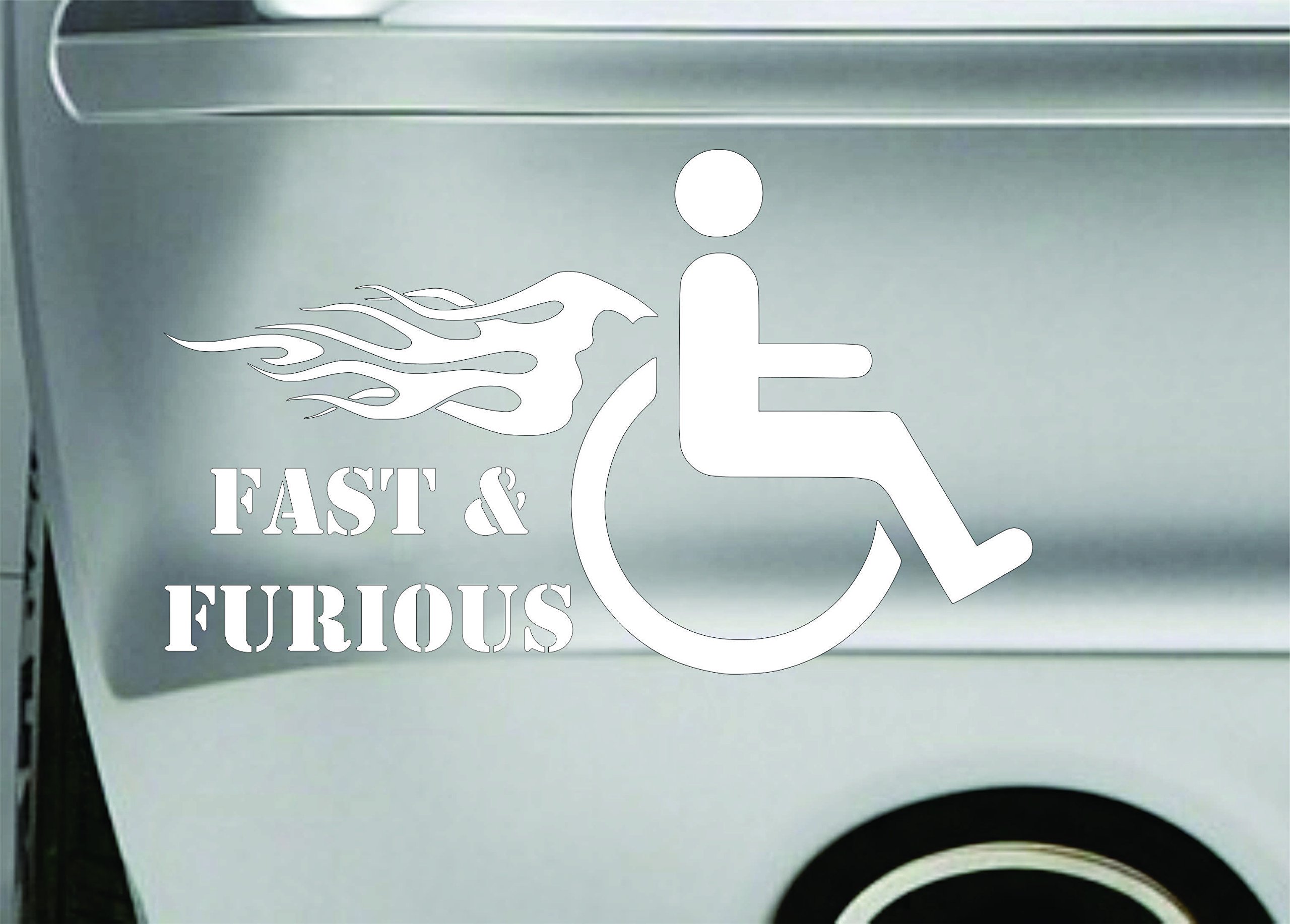 PCSL® Car Bumper or Windows Sticker/Decal - Funny/Humour/Disabled ...