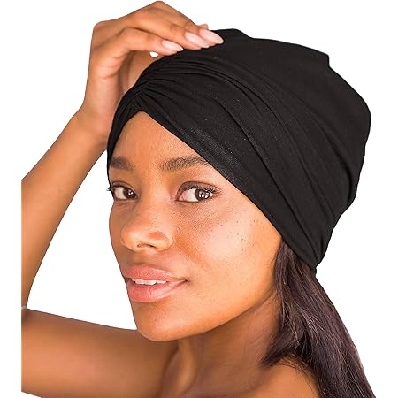 Amazon.com : Silk Satin Bonnet Hair Cover Sleep Cap for Sleeping Beanie ...