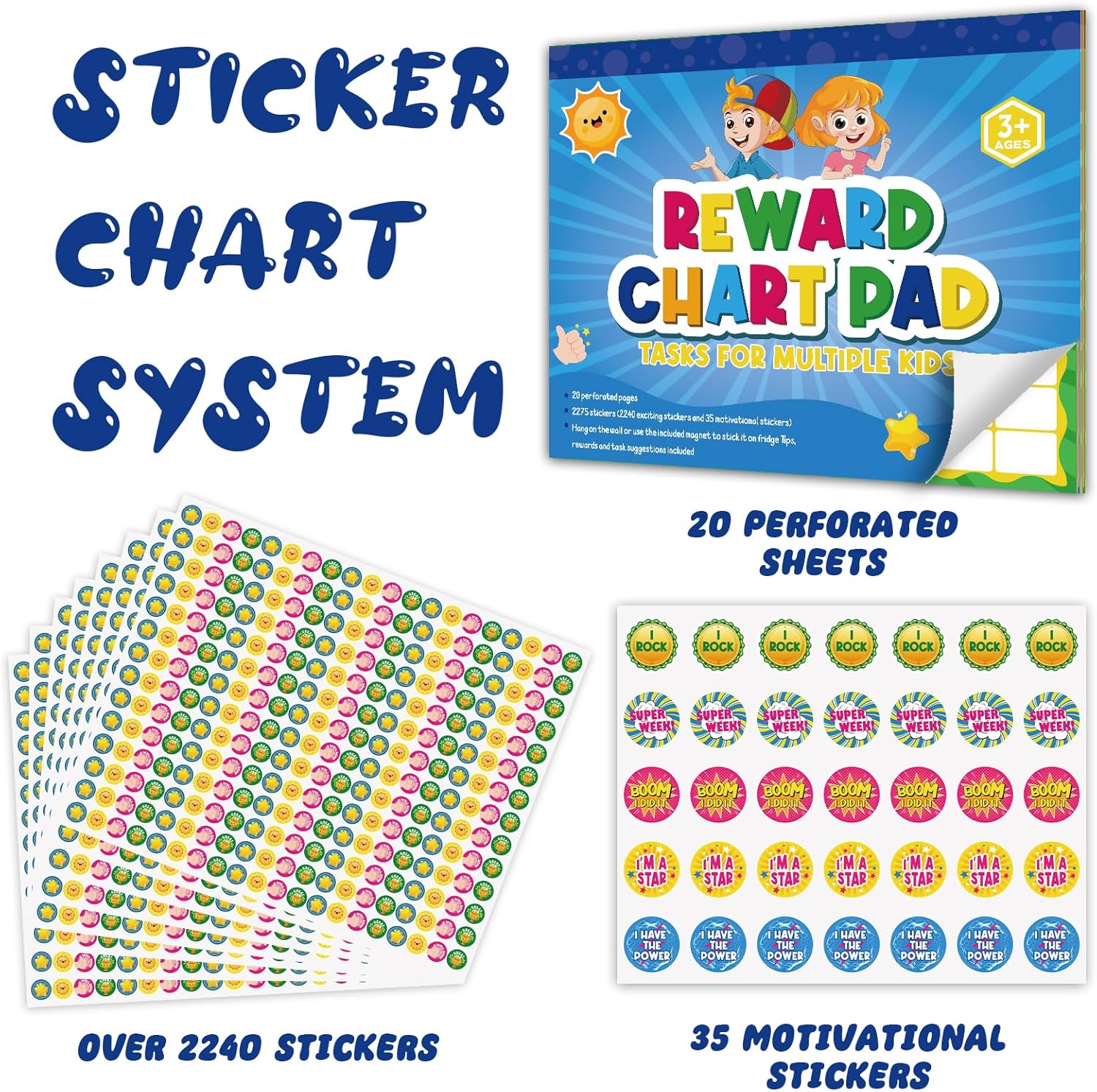 Behavioral Reward Chart System - Pad with 20 Reward Philippines | Ubuy