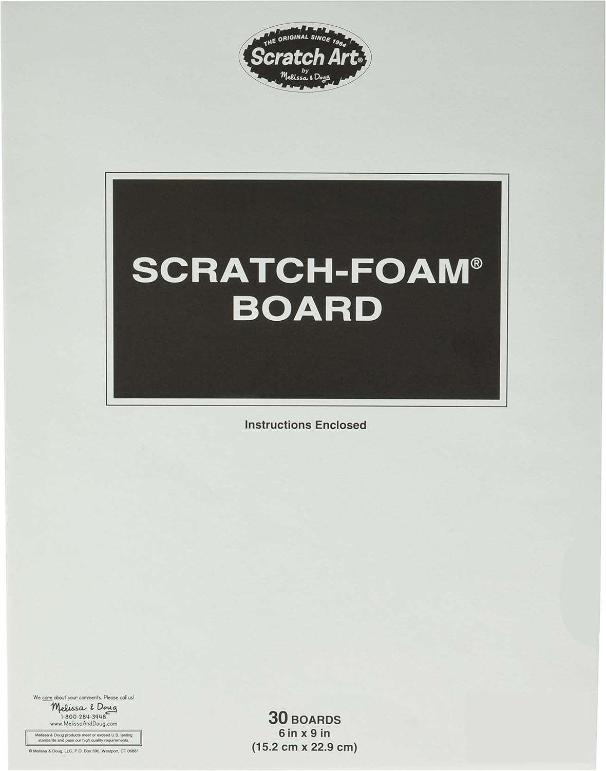 Amazon.com: Melissa & Doug Scratch Art Printmaking Scratch-Foam Craft ...