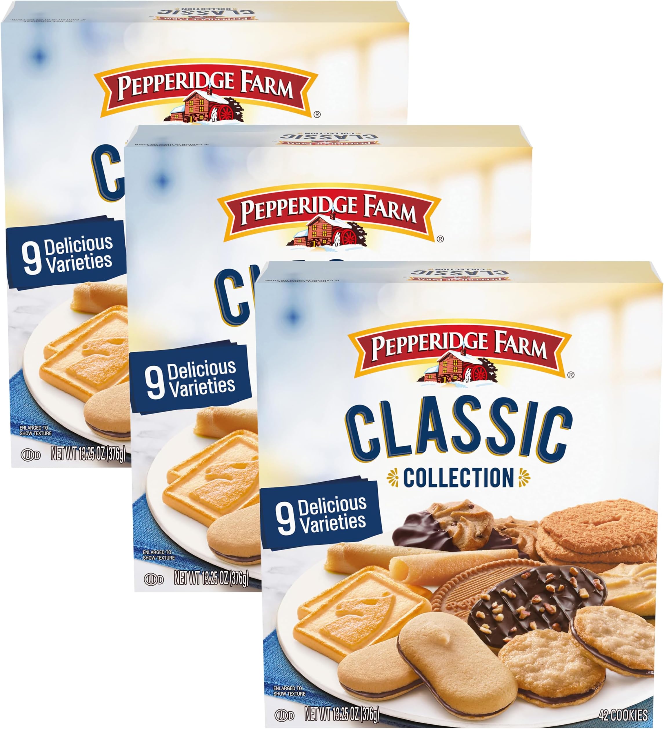 Amazon.com: Pepperidge Farm Cookies Classic Collection, 9 Cookie ...