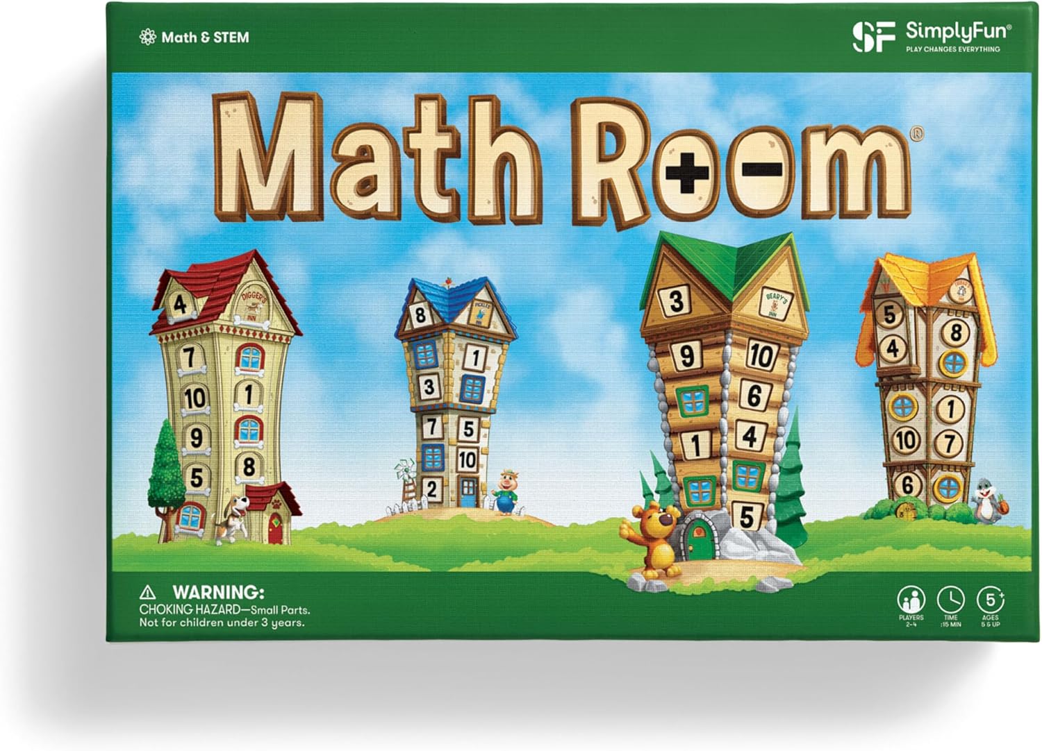 Amazon.com: SimplyFun Math Room - an Educational Math Game - Quick ...