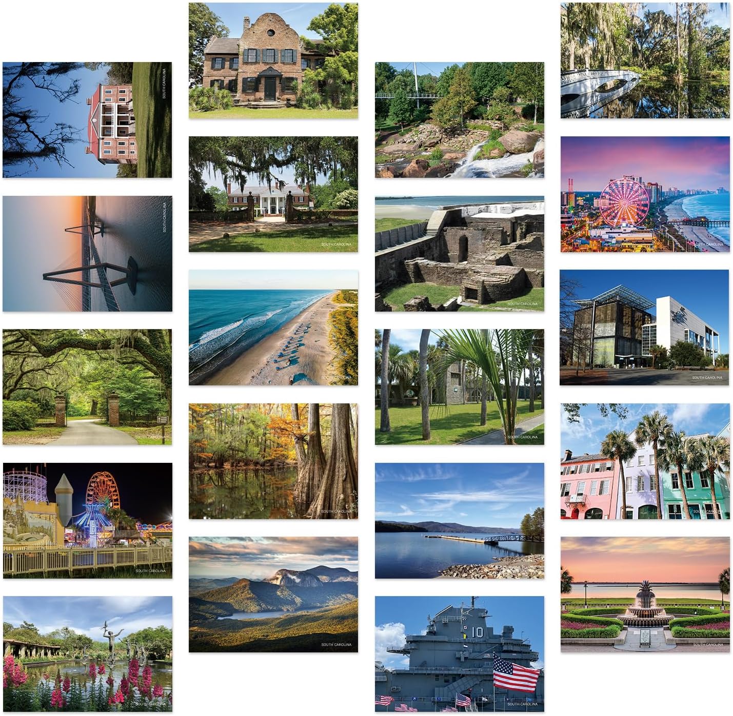 Amazon.com : Dear Mapper Vintage United States South Carolina Landscape ...