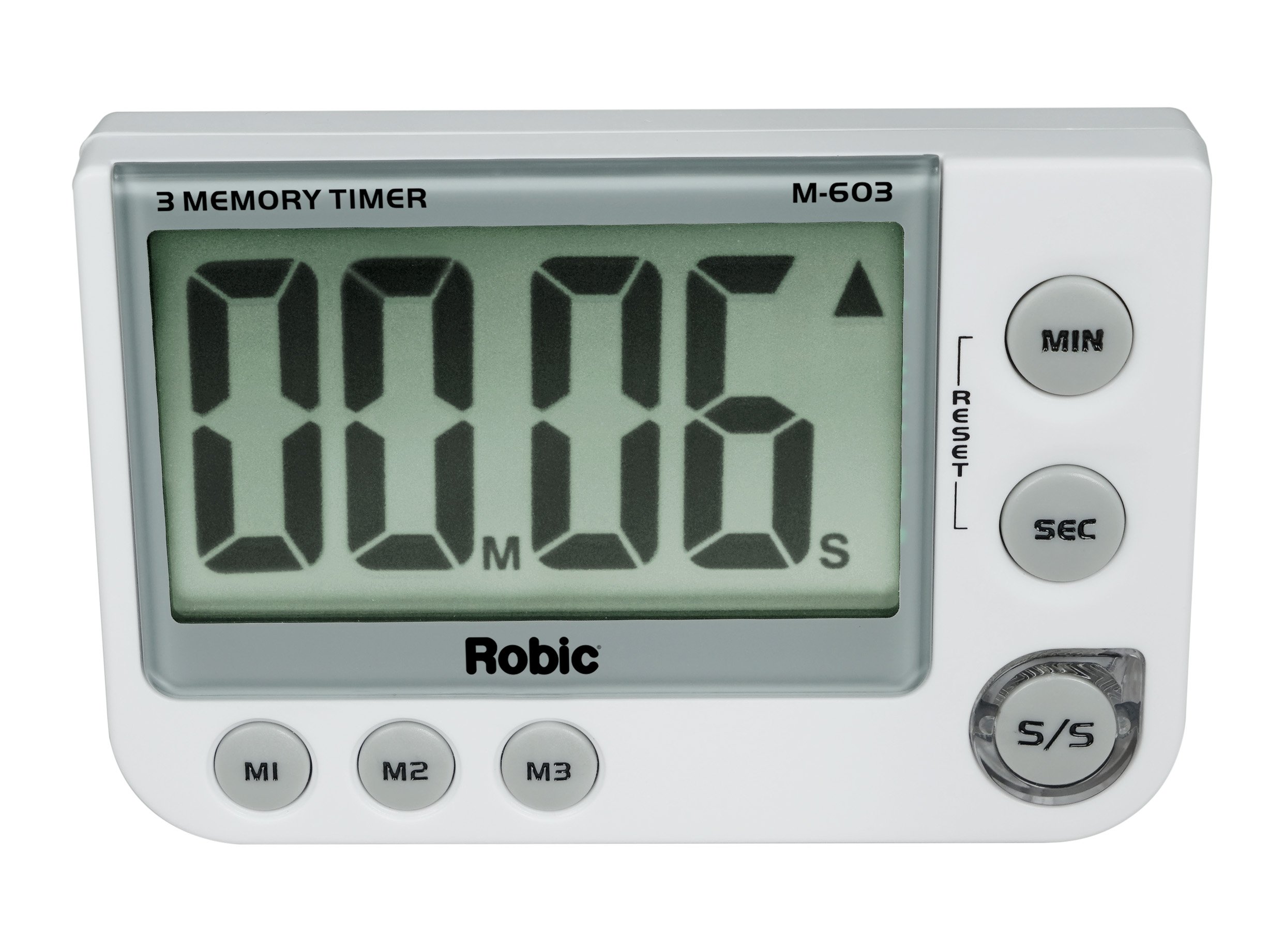 Robic SC-505-Black Five Memory Chronograph/Stopwatch - Sandyswim