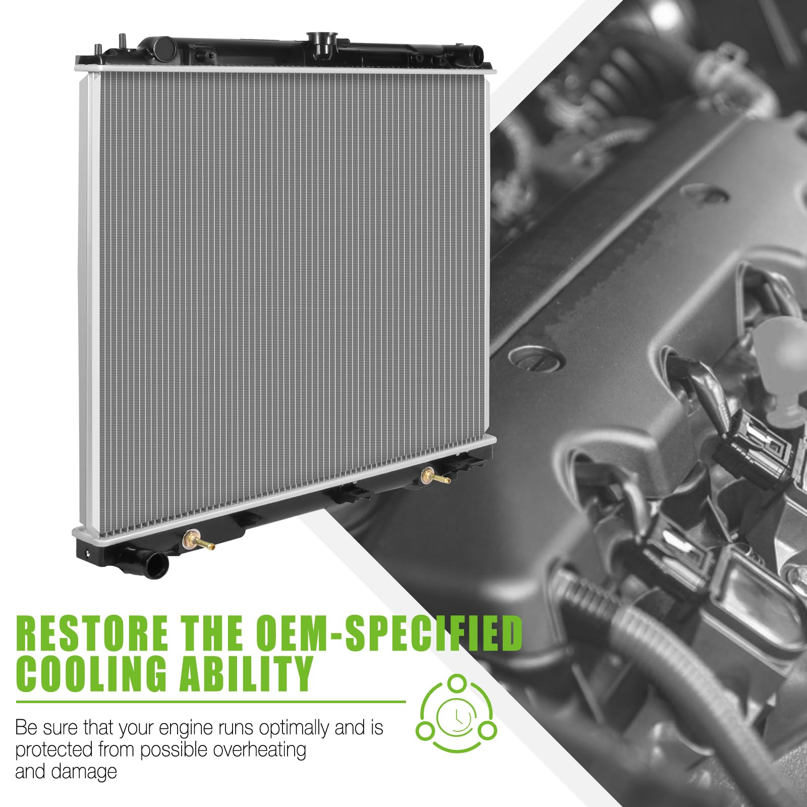 SCITOO 2807 Radiator Replacement Fit 2005-2018 for Nissan for Frontier ...