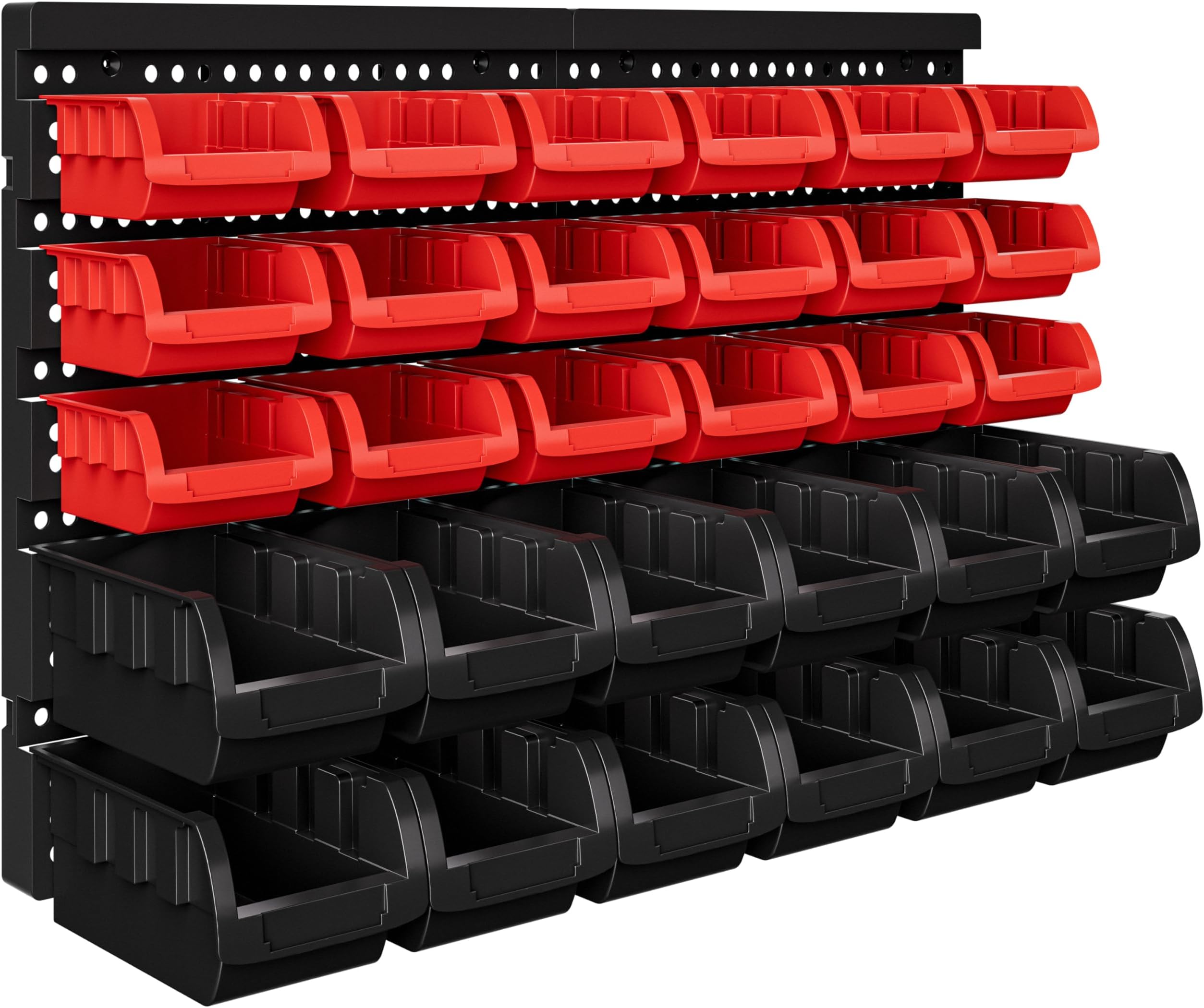 Storage System, Stacking Boxes with Lid, Wall Shelf, 772 x 390 cm, Pack ...