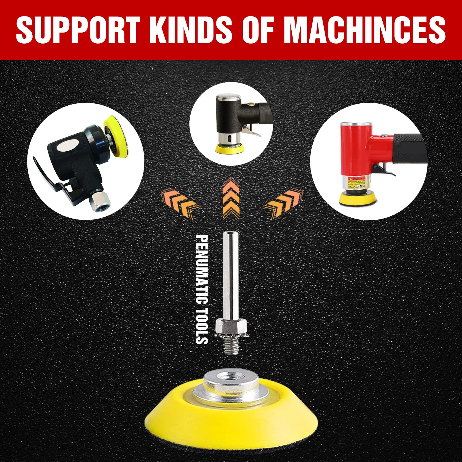 Snapklik.com : 2 Inch Sanding Disc For Sander Attachment Drill Sanding Pad