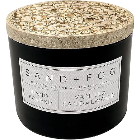 Amazon.com: Sand + Fog 'Whiskey and Leather' Vanilla Sandalwood Bamboo ...