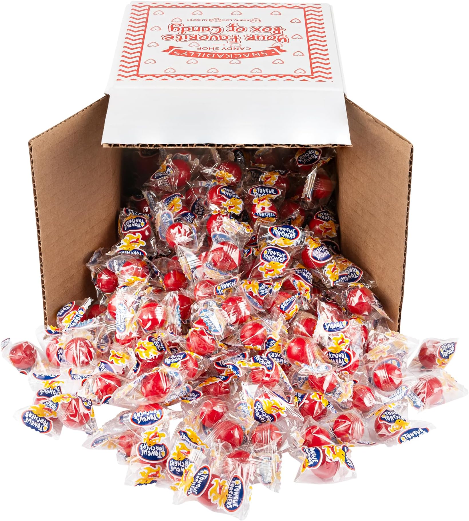 Amazon.com : Red Hot Cinnamon Balls 3Lbs. - Hot N' Spicy Jawbreakers ...