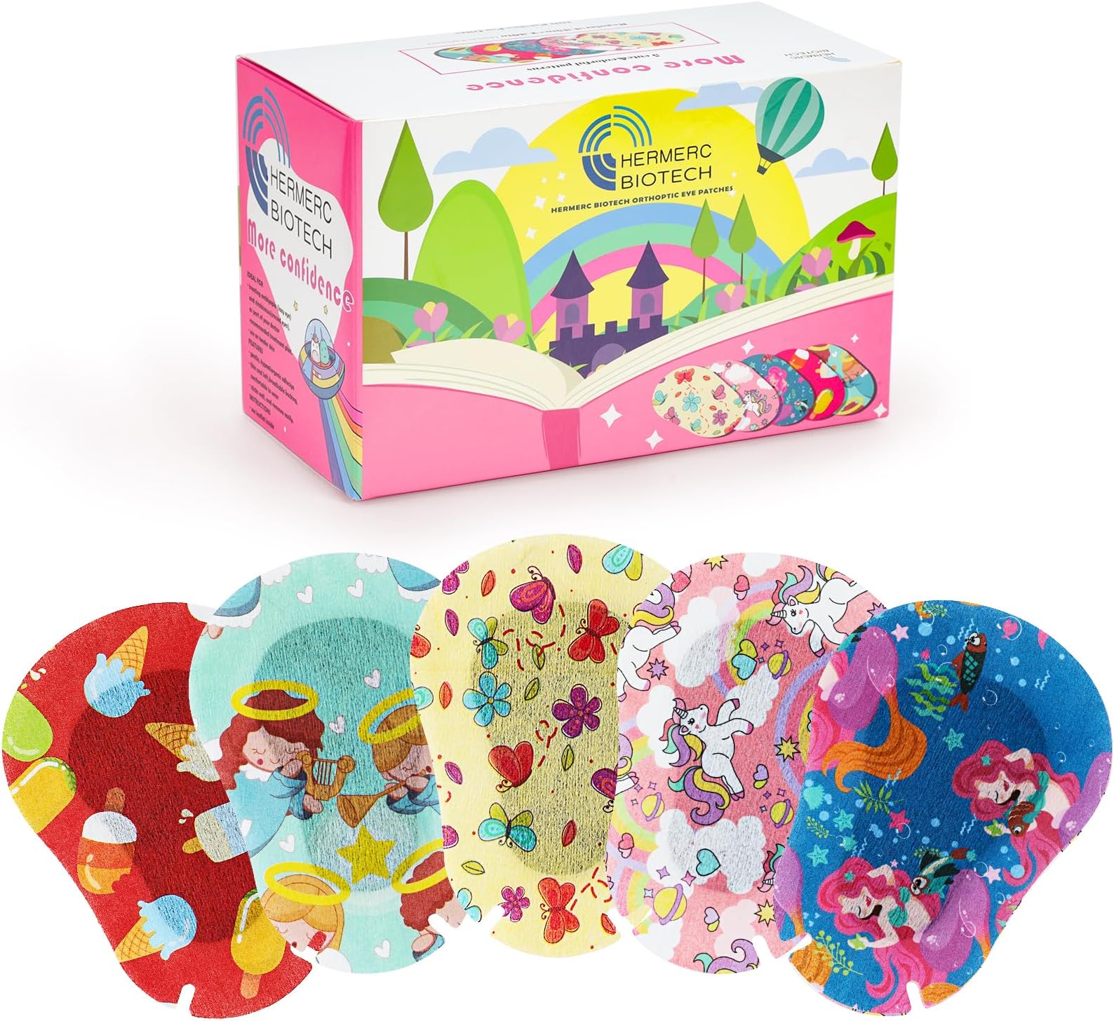 Amazon.com: Panitay 40 Pcs Adhesive Eye Patches for Kids Unicorn ...