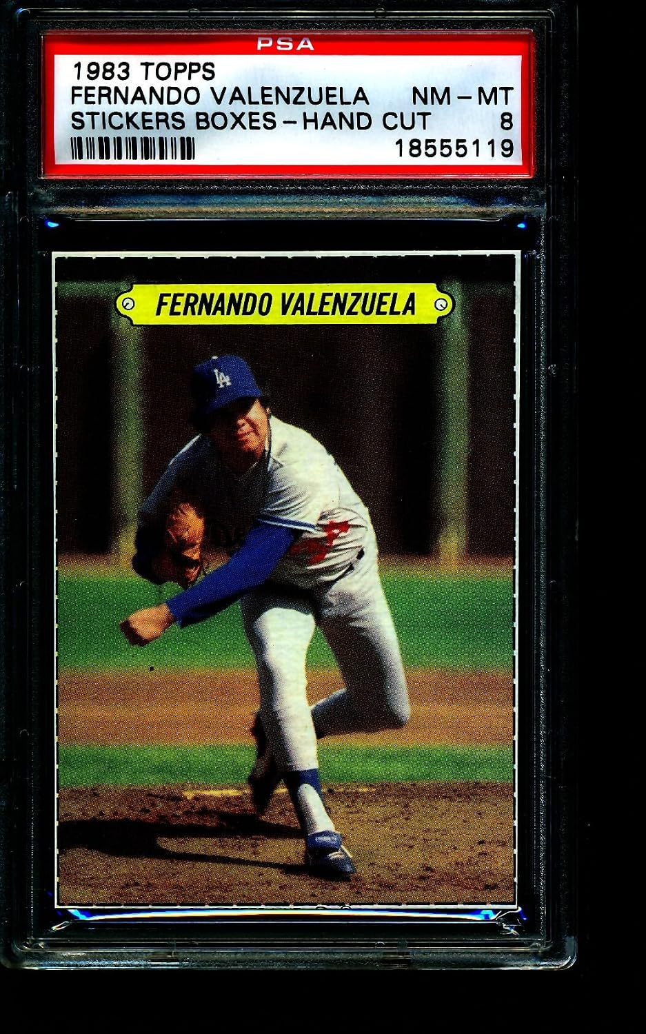 Amazon.com: 1983 TOPPS FERNANDO VALENZUELA DODGERS STICKERS BOXES- HAND ...
