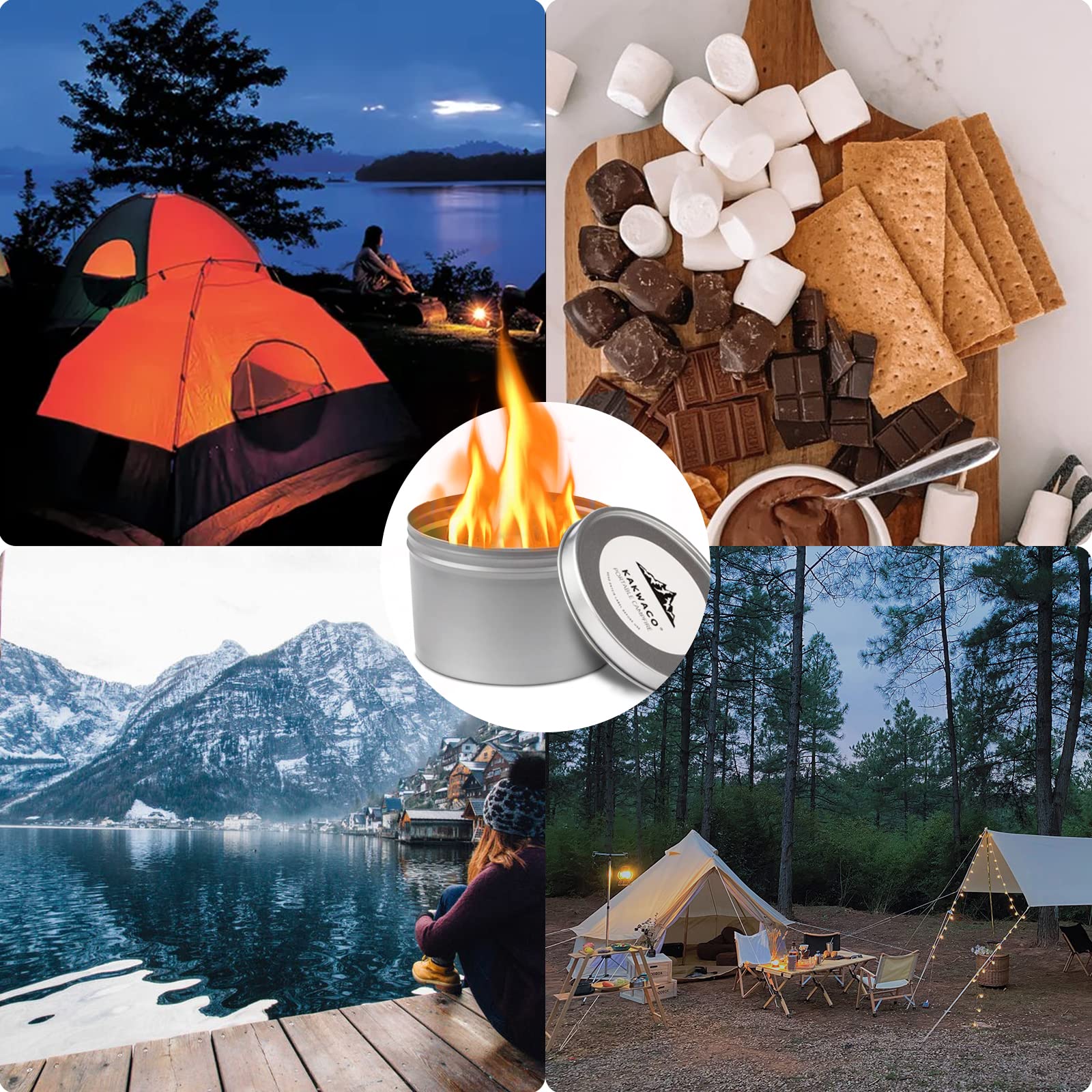 Snapklik.com : Portable Campfire Outdoor Fire Pits Compact And ...