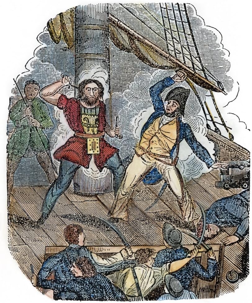 Amazon.com: Teach And Maynard 1718 Nedward Teach The English Pirate ...