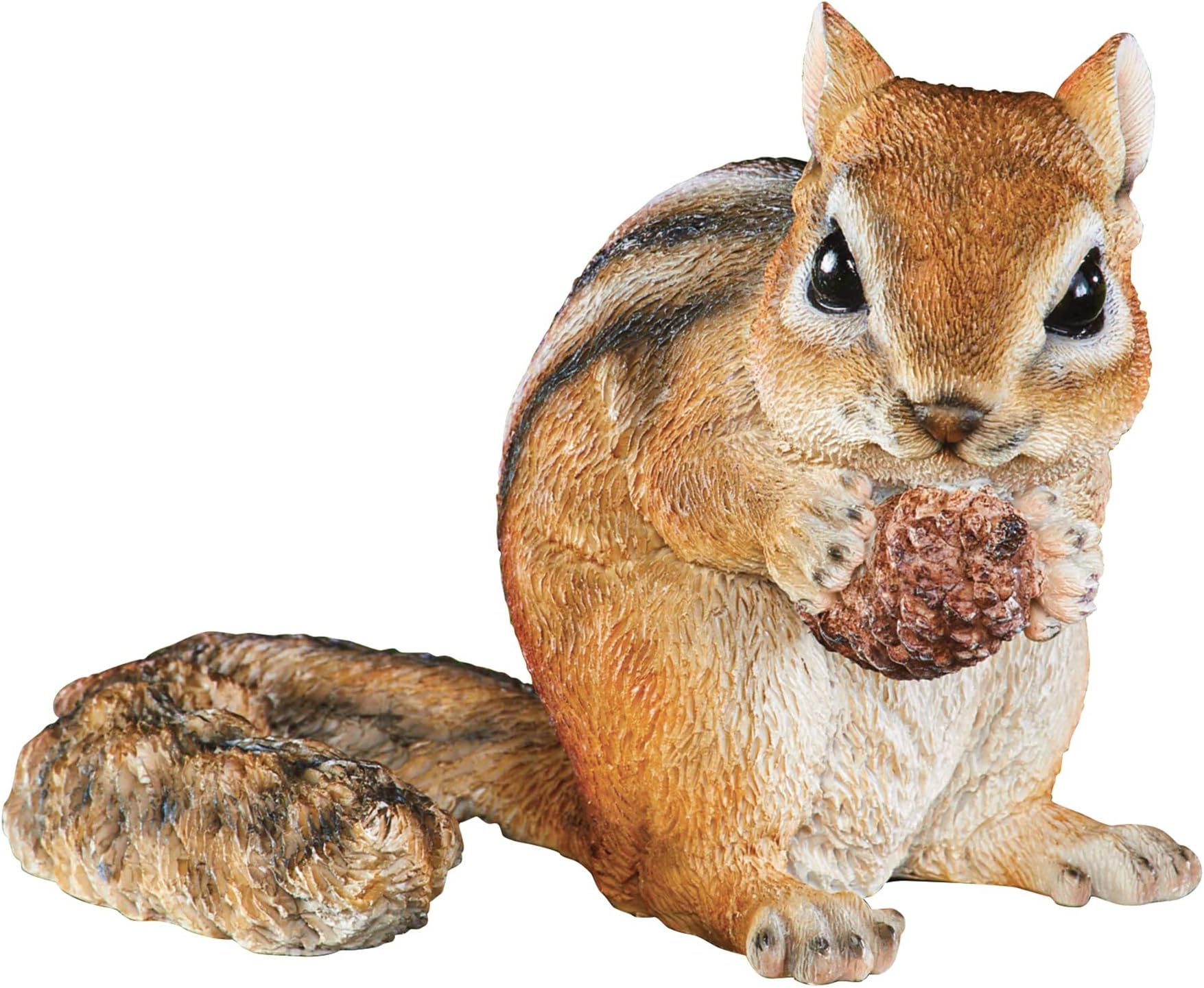 Amazon.com: Collections Etc Hand-Painted Hungry Chipmunk Yard Figurine ...