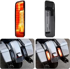 Amazon.com: VEISUTOR Rear Fender Light Saddlebag Side Light for Road Glide Street Glide 2024 ...