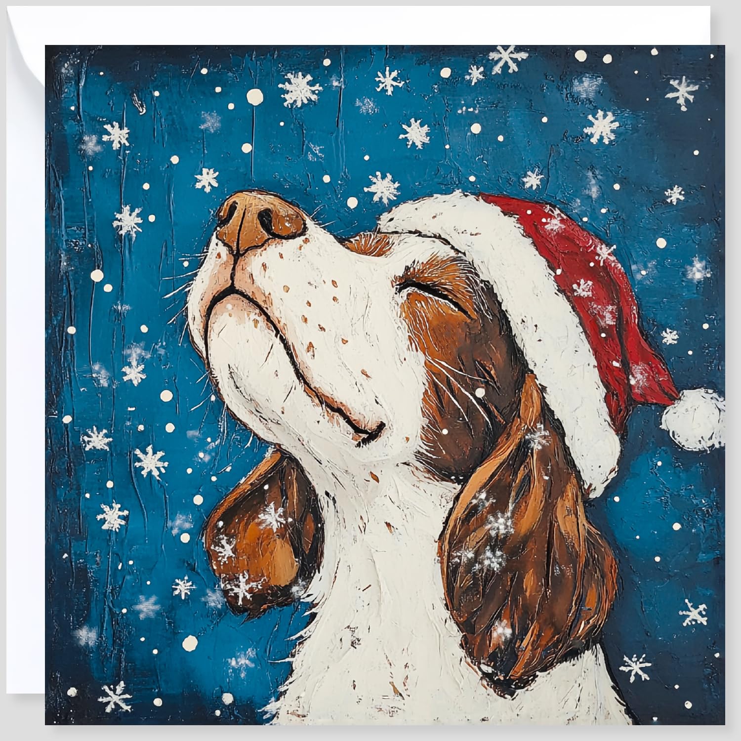 Beau Willows English Springer Spaniel Christmas Card - Merry Christmas ...