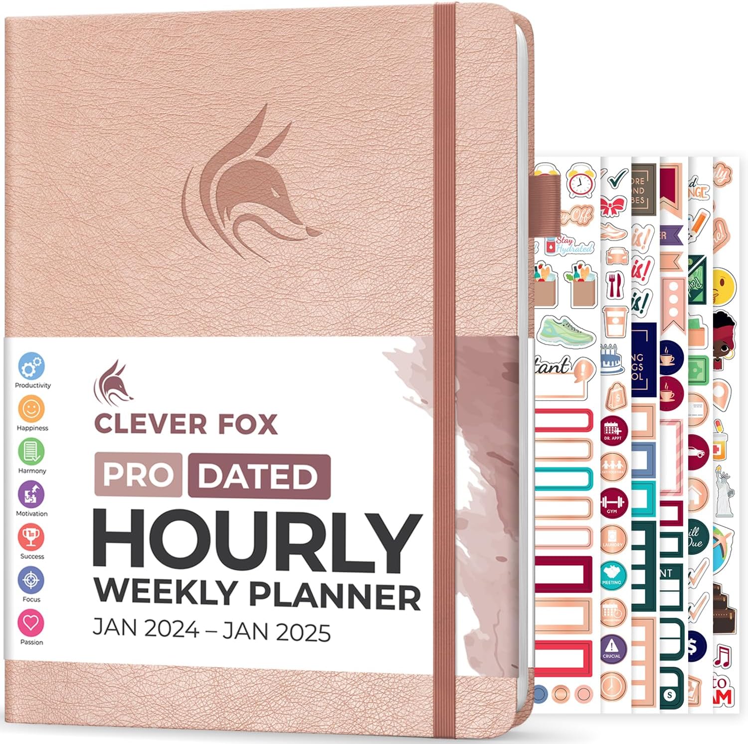 Amazon.com : Clever Fox Planner PRO Schedule Dated (Jan 2024–Jan 2025 ...