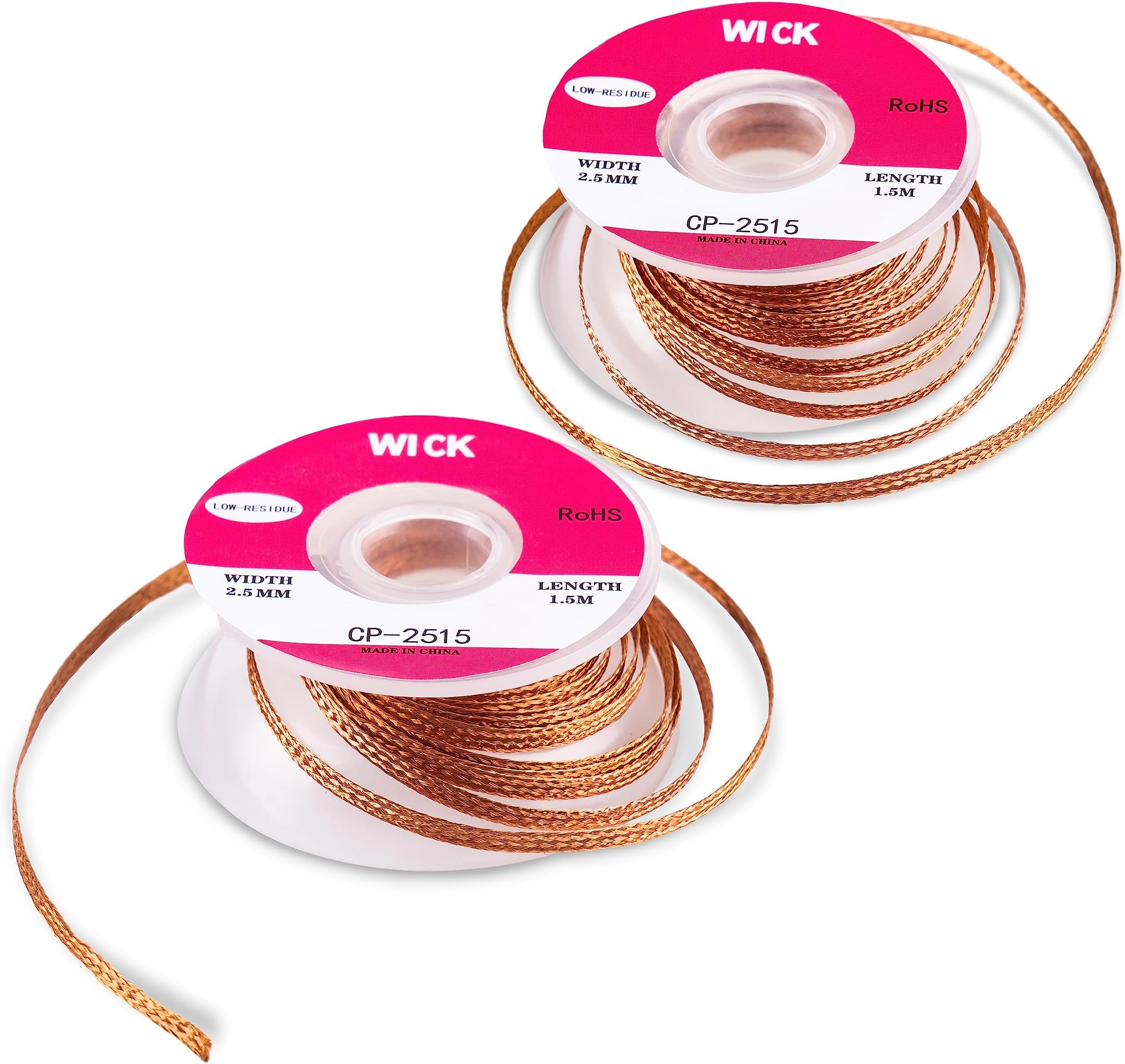 KOTTO Solder Wick Braid with Flux No-Clean Desoldering Wick Removal ...