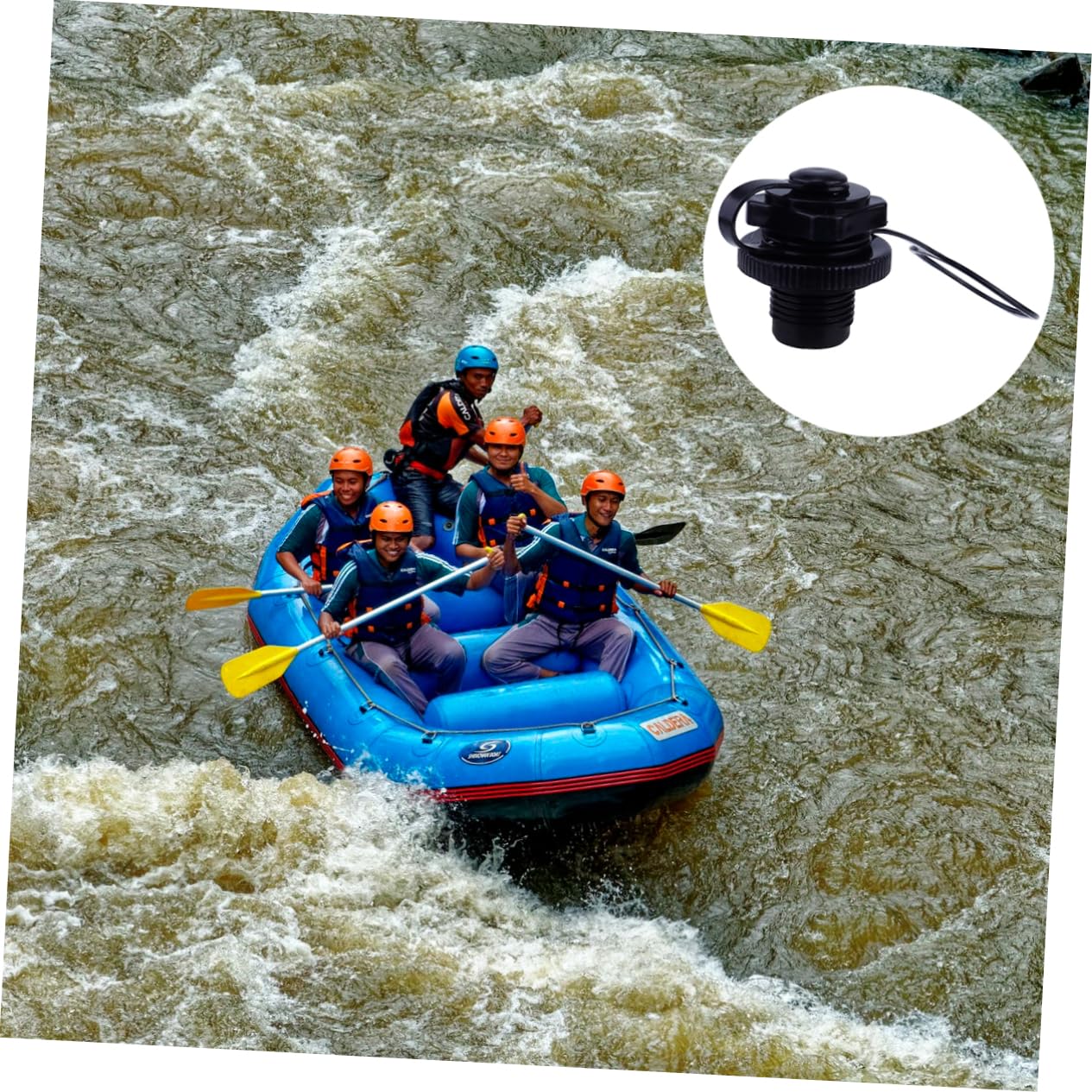 Inflatable Pool Inflatable Boat Air Valve Replacement - 2PCS 22mm One ...