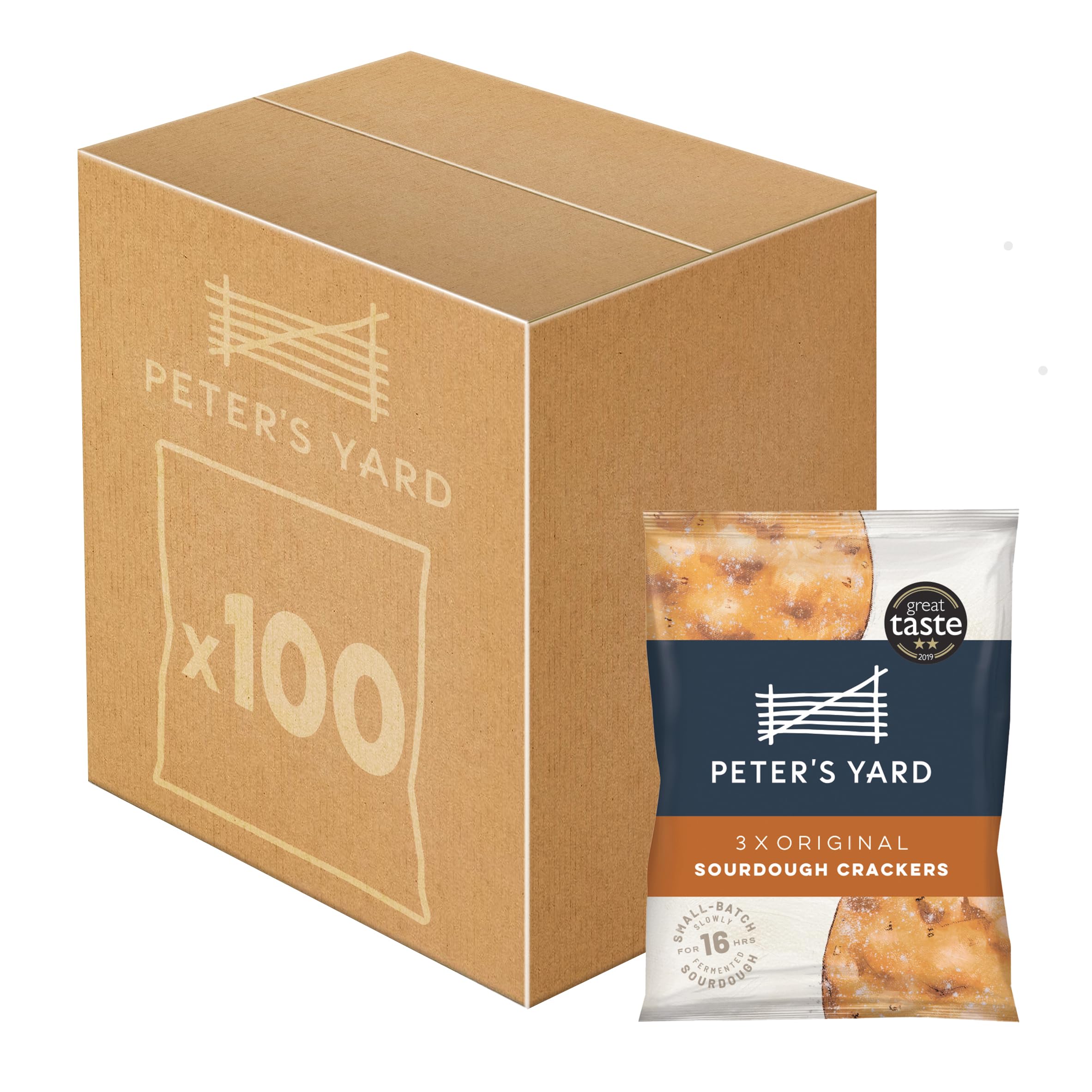 Peter's Yard Sourdough Crackers, Bulk Box, Individually Portioned 9g ...