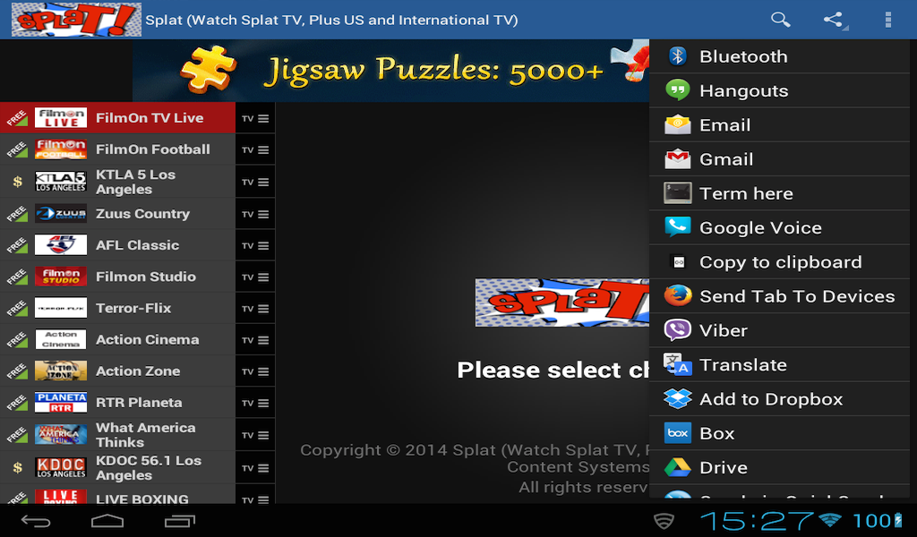 Splat! (Watch and Record 100’s of Live TV Channels):Amazon.co.uk ...