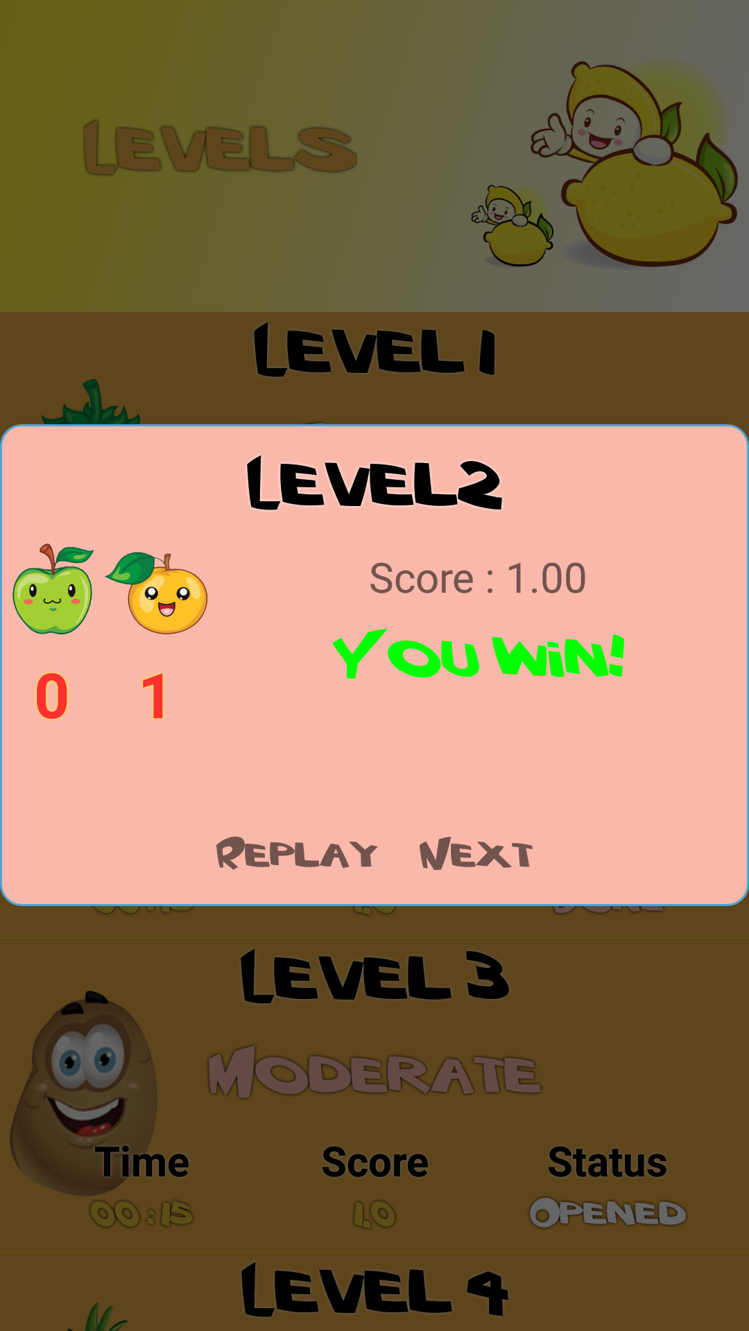 Fruits Tic Tac Toe - App on Amazon Appstore