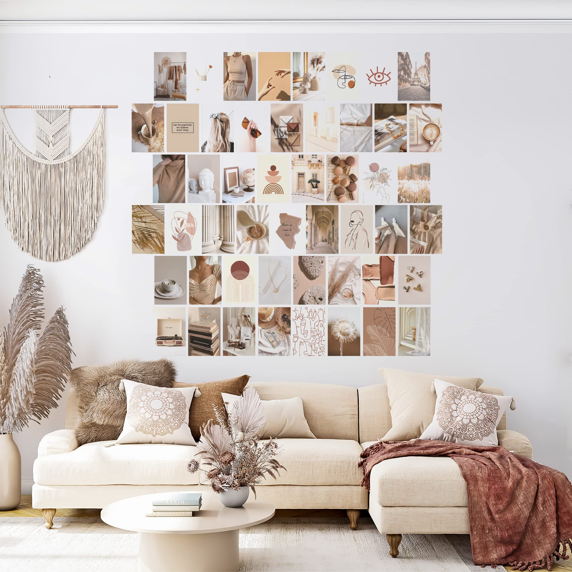 POSEY Wall Collage Kit | 4x6 Inch 50 Picture Collage Wall Kit | Photo ...