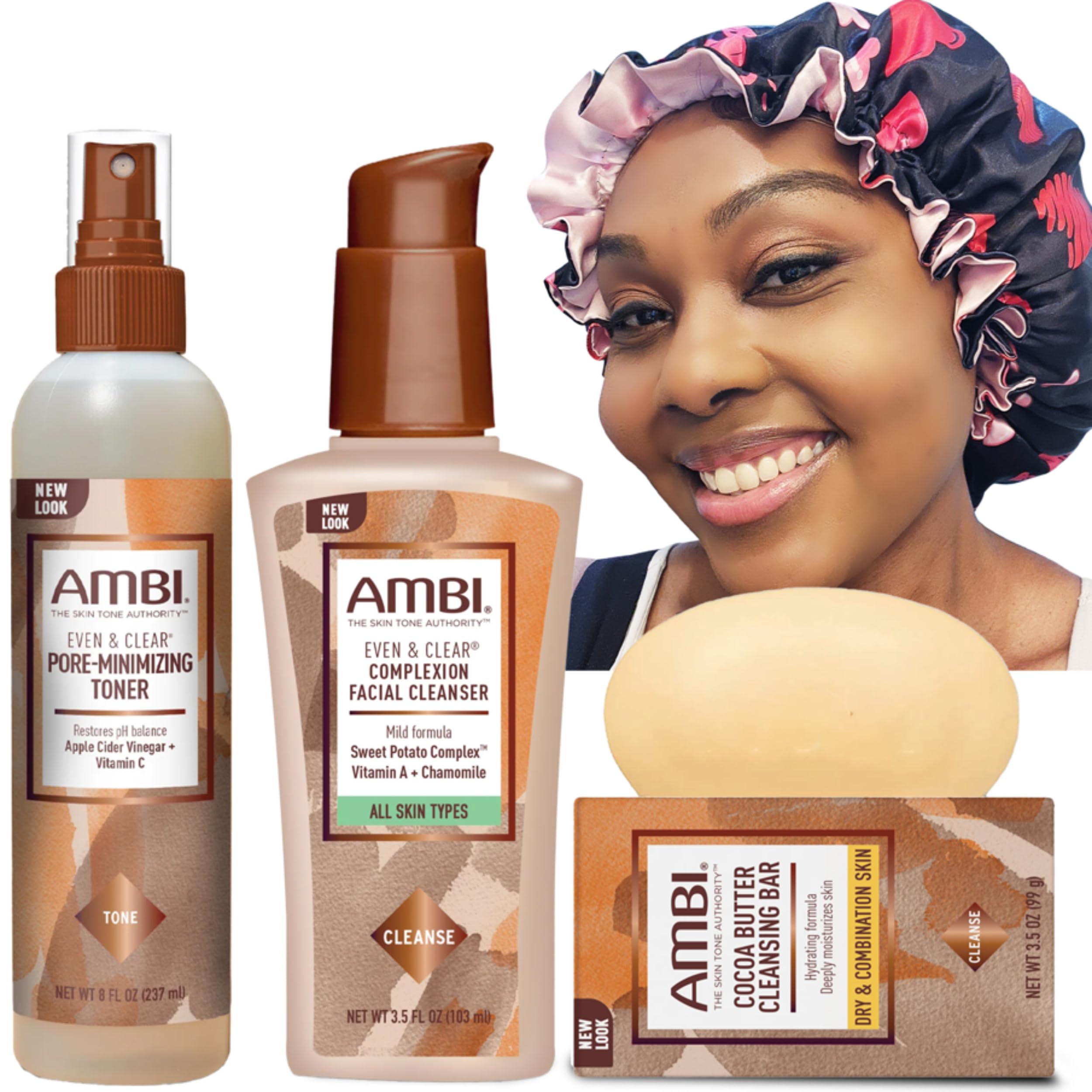 Amazon.com: Zomac Satin Bonnet Bundle with Ambi Dry and Combination ...