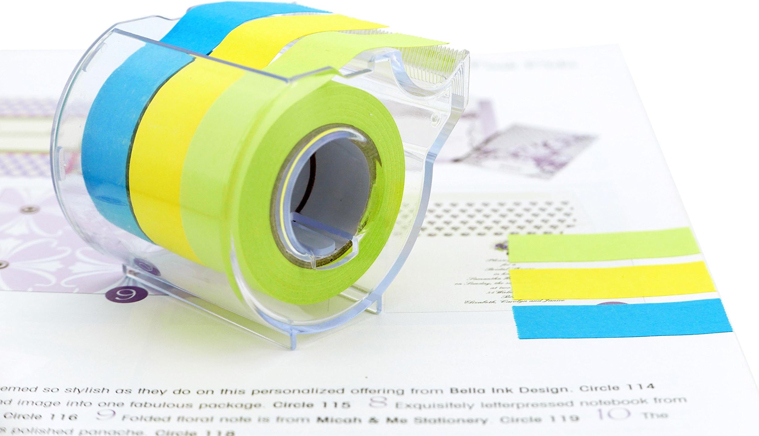 Amazon.com : 4A Roll Sticky Notes,Full Adhesive,Width x Length 2 x 315 ...
