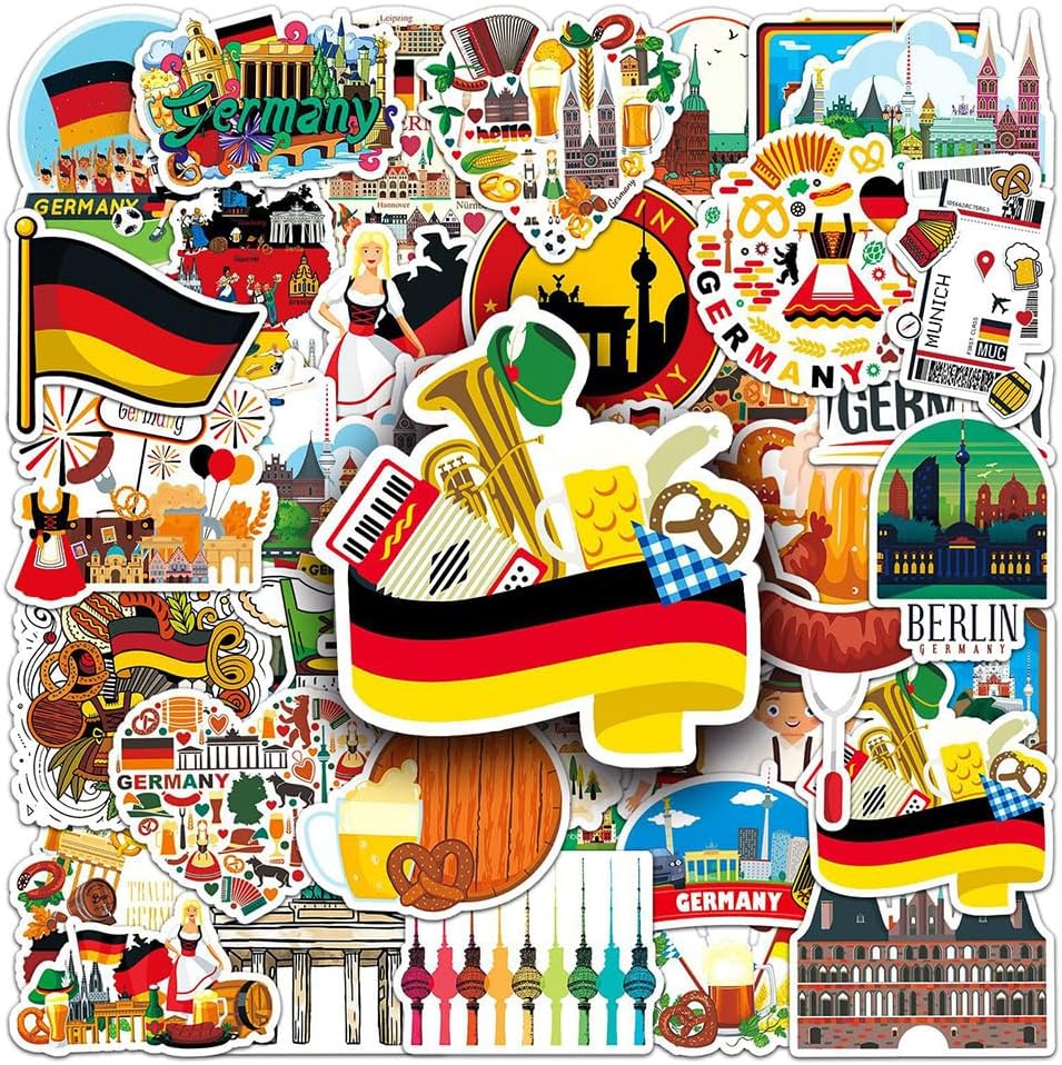 Amazon.com: German Language Learning Stickers : Office Products