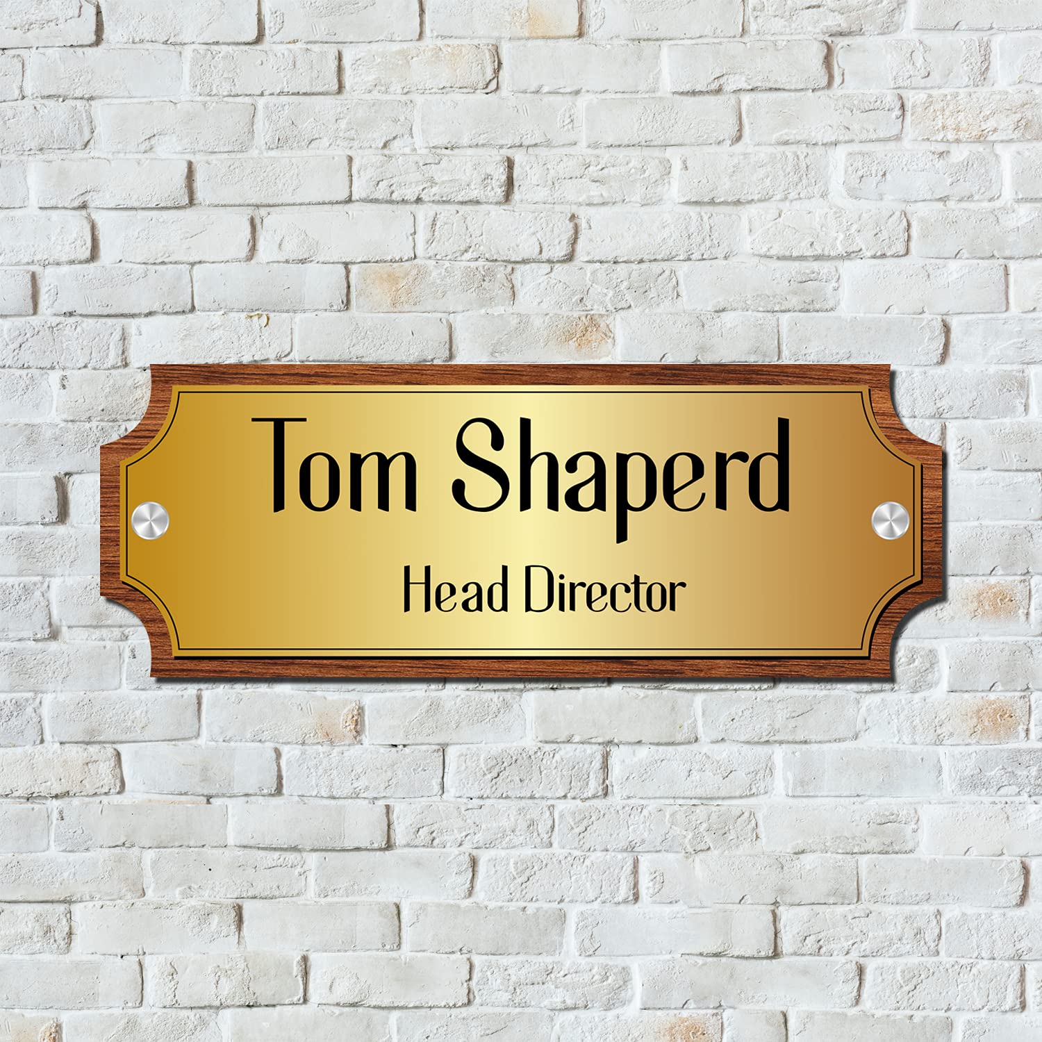 Buy Personalized Acrylic Office Name Plate with Holder Name,Plates for ...