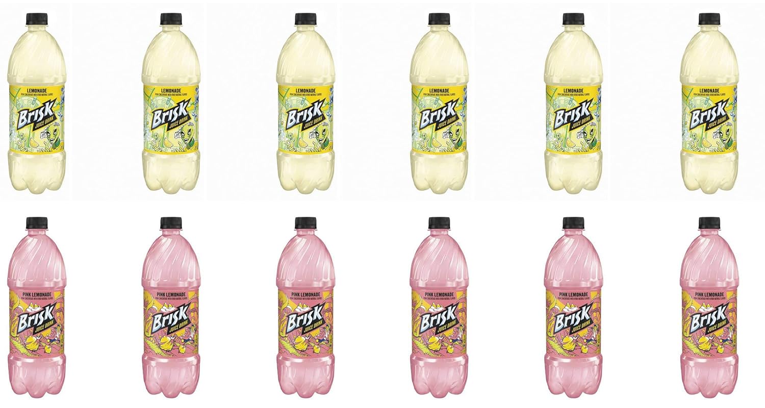 Amazon.com : LUV BOX - Variety Brisk Lemonade Pack 1L Plastic Bottle ...