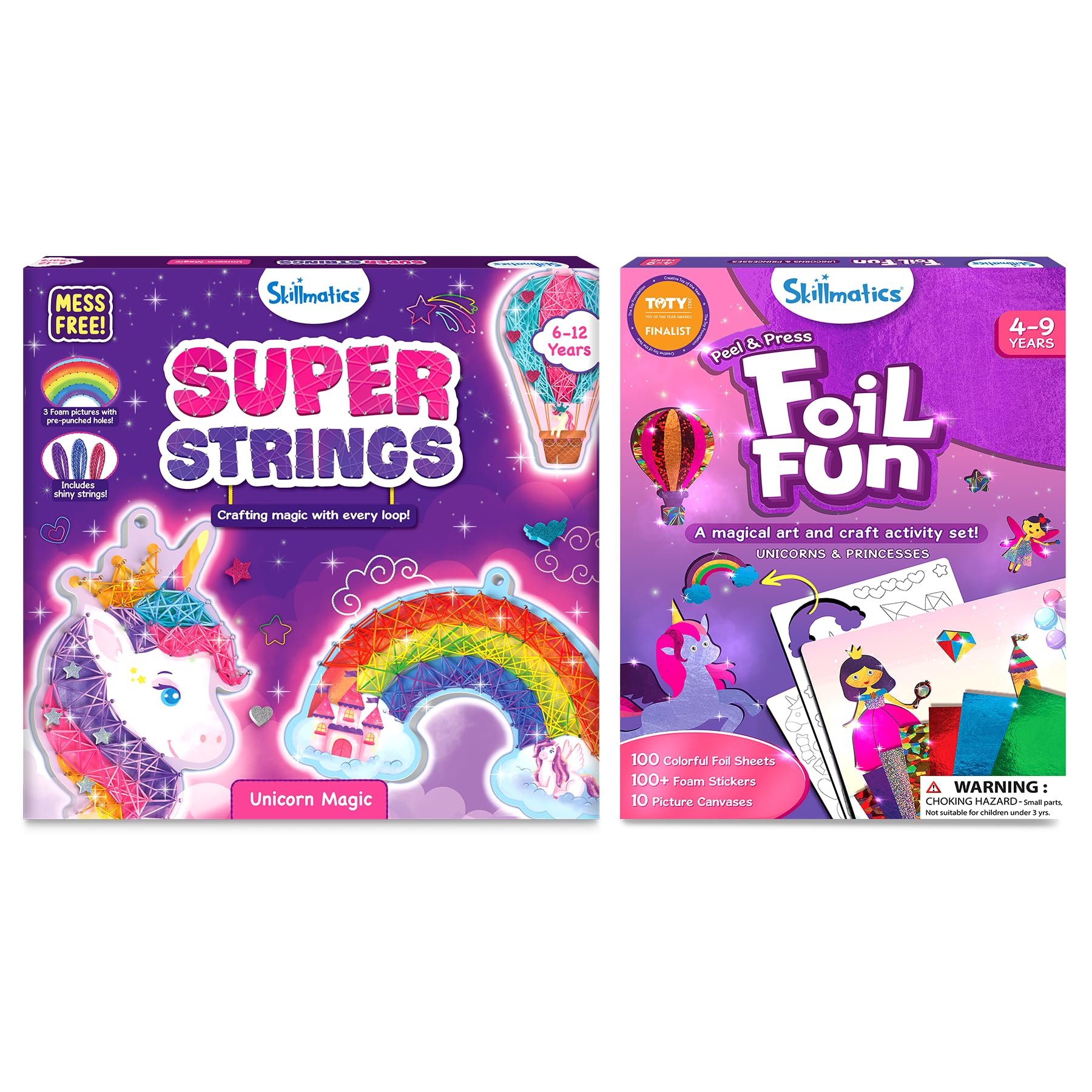 Amazon.com: Skillmatics Super Strings Unicorn Magic & Foil Fun Unicorns ...