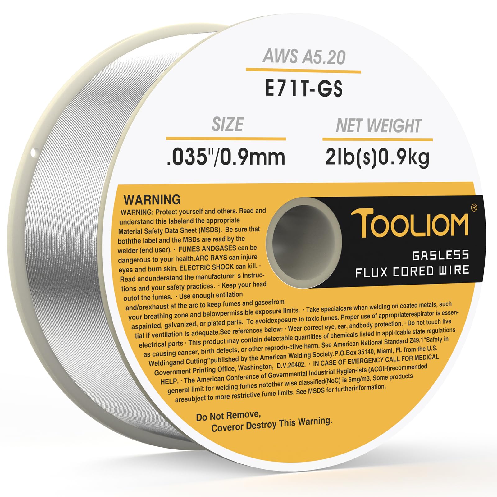 Snapklik.com : E71T-GS .035 Diameter 2-Pound Spool Flux Core Self ...