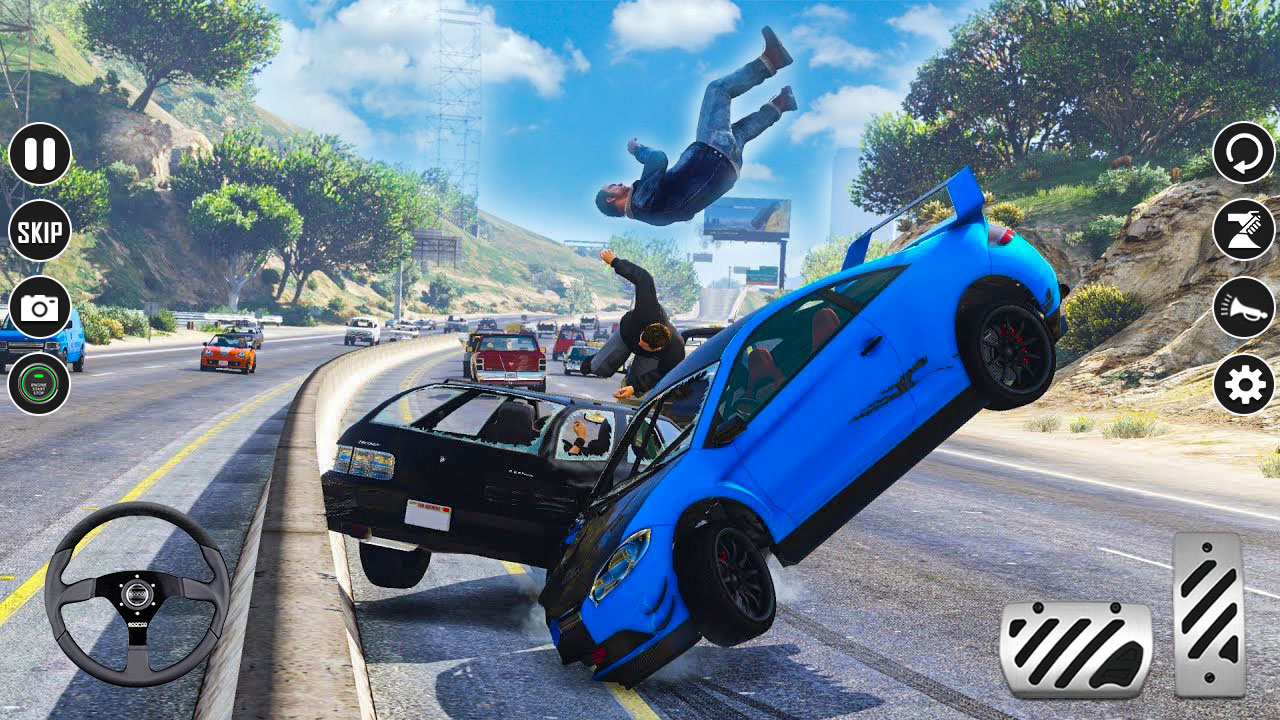 Mega Car Crash Simulator 3D 2024: Car Crash Compilation Accident ...