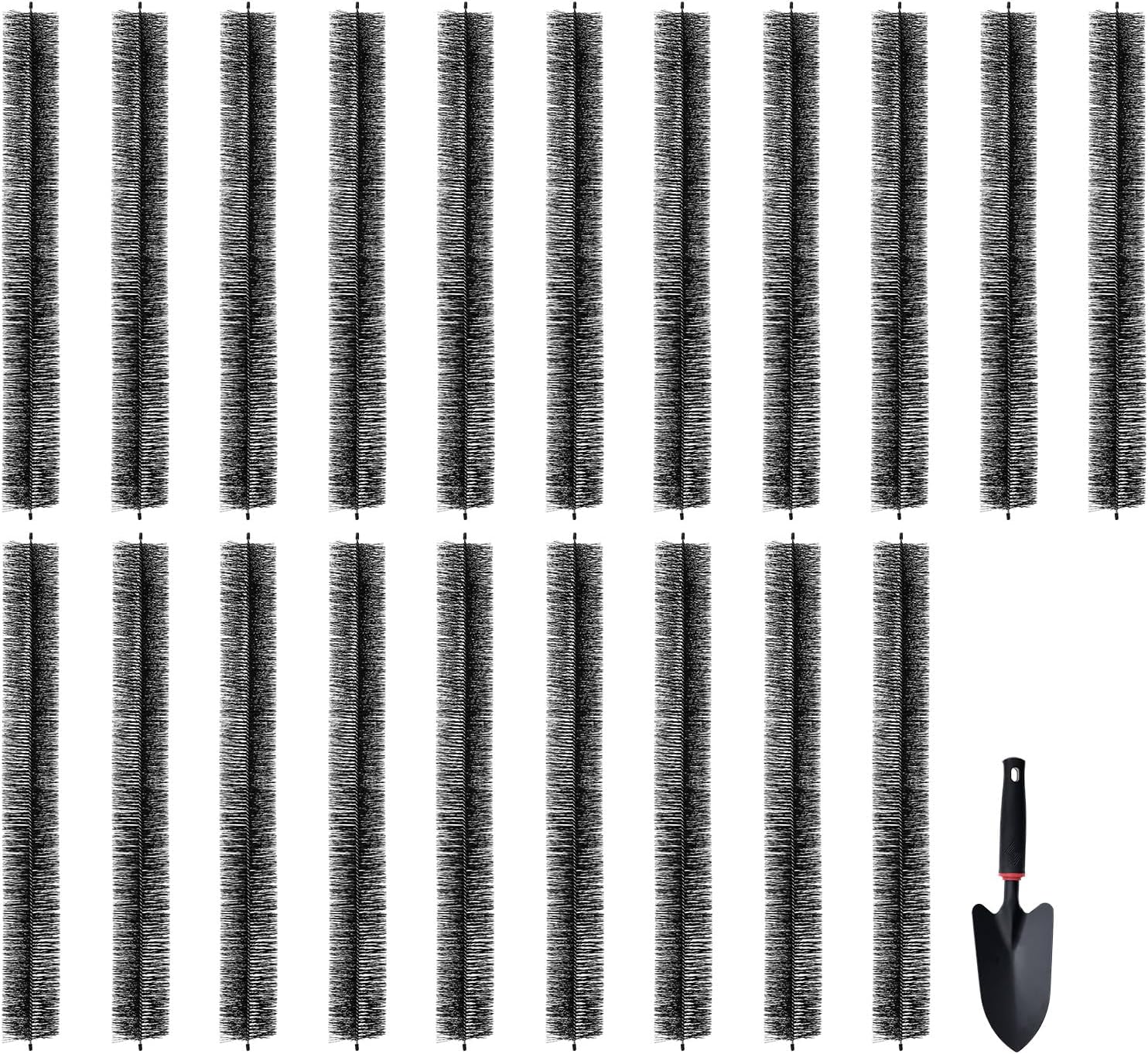 VEVOR Gutter Brush, 60 Feet Total Length 4.33 inch Diameter Gutter ...