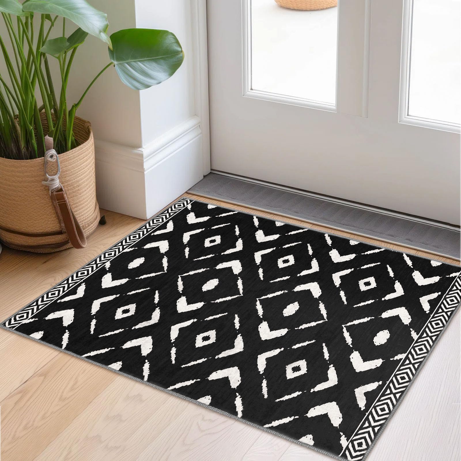 Amazon.com: KILOCOCO Small Area Rug 2'x3' Entryway Rug Moroccan Rug ...